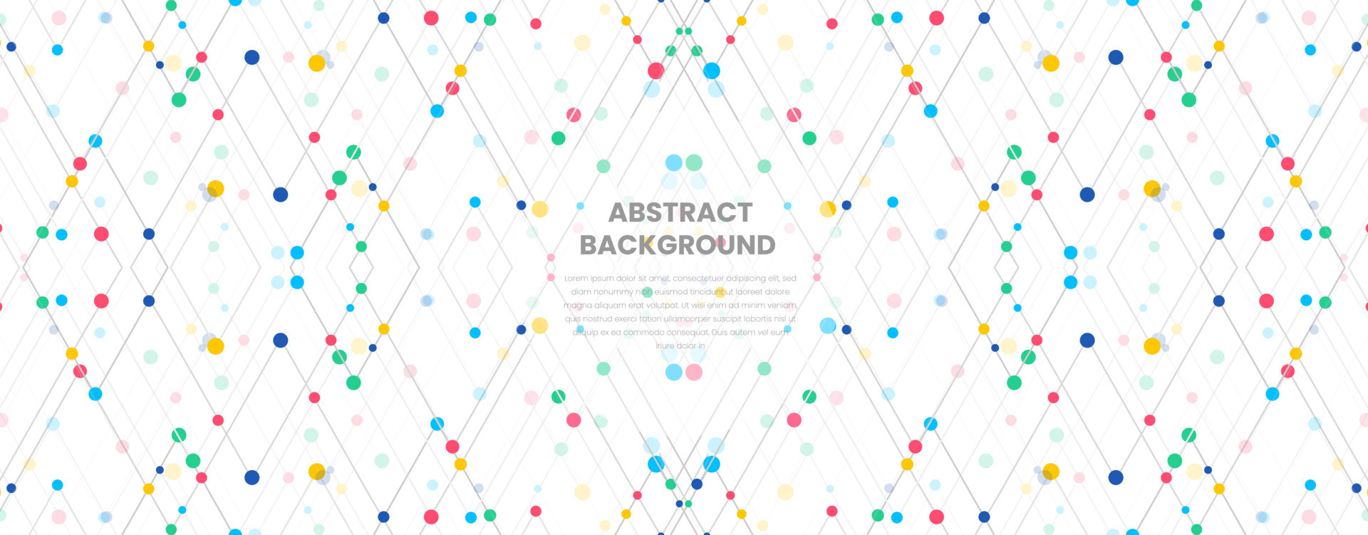 Abstract Geometric Pattern Background And Connecting Dots Points And