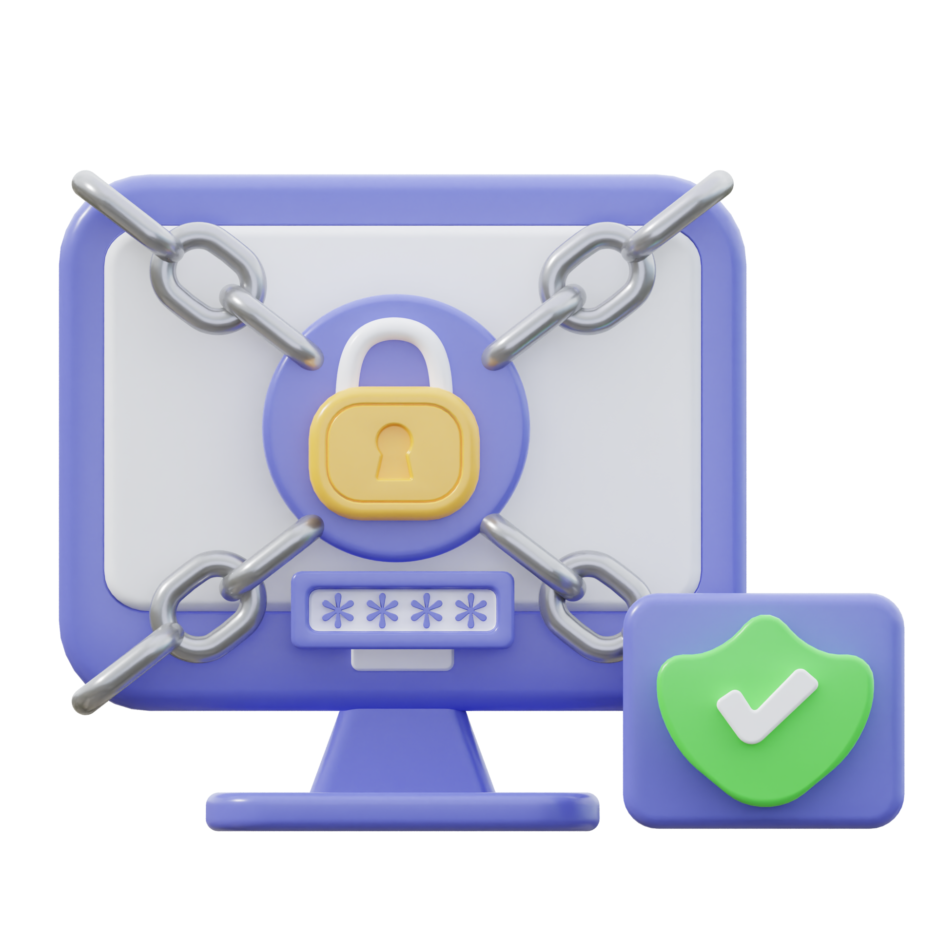 3d Cyber Security 21187498 Png