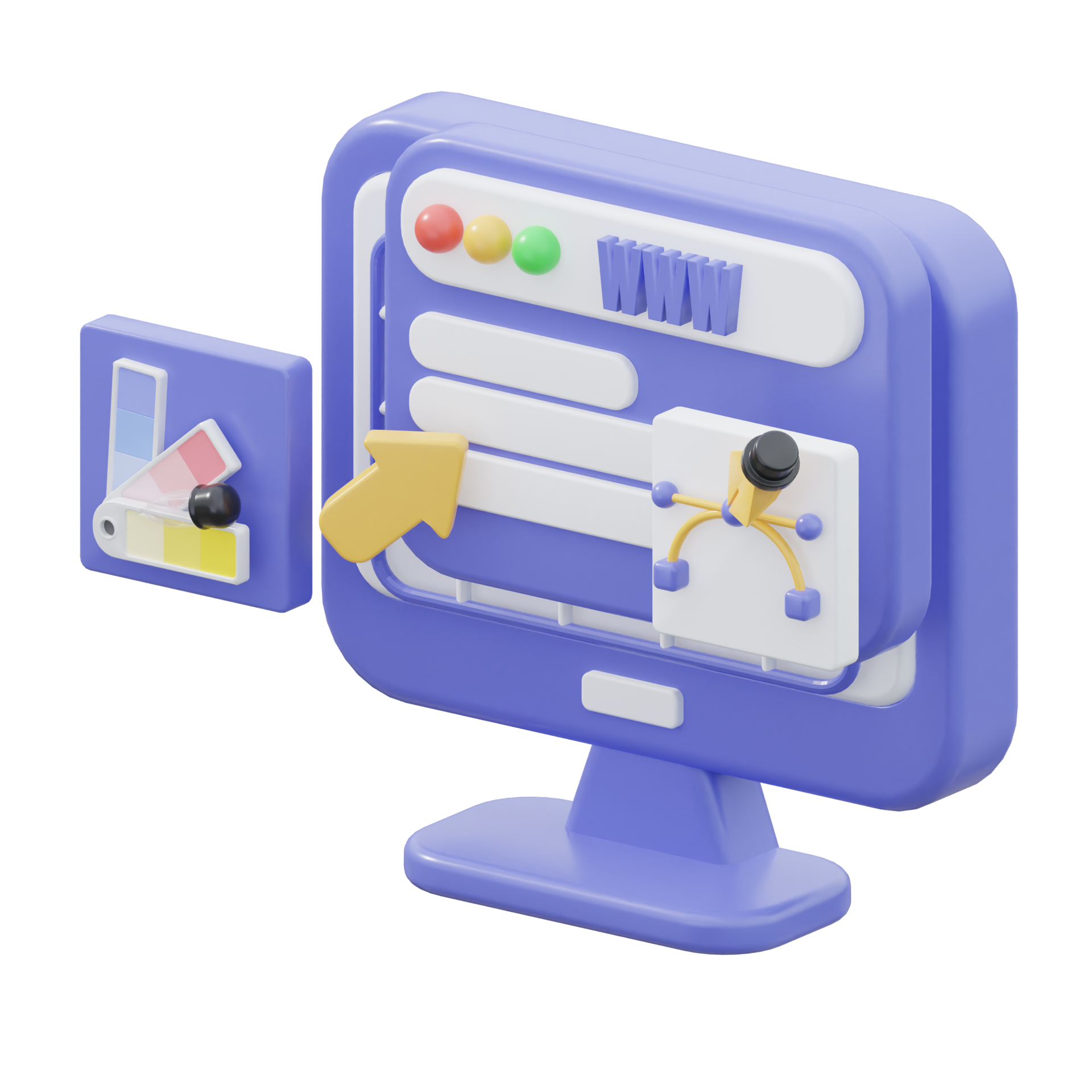 3d UI Design 21187503 PNG