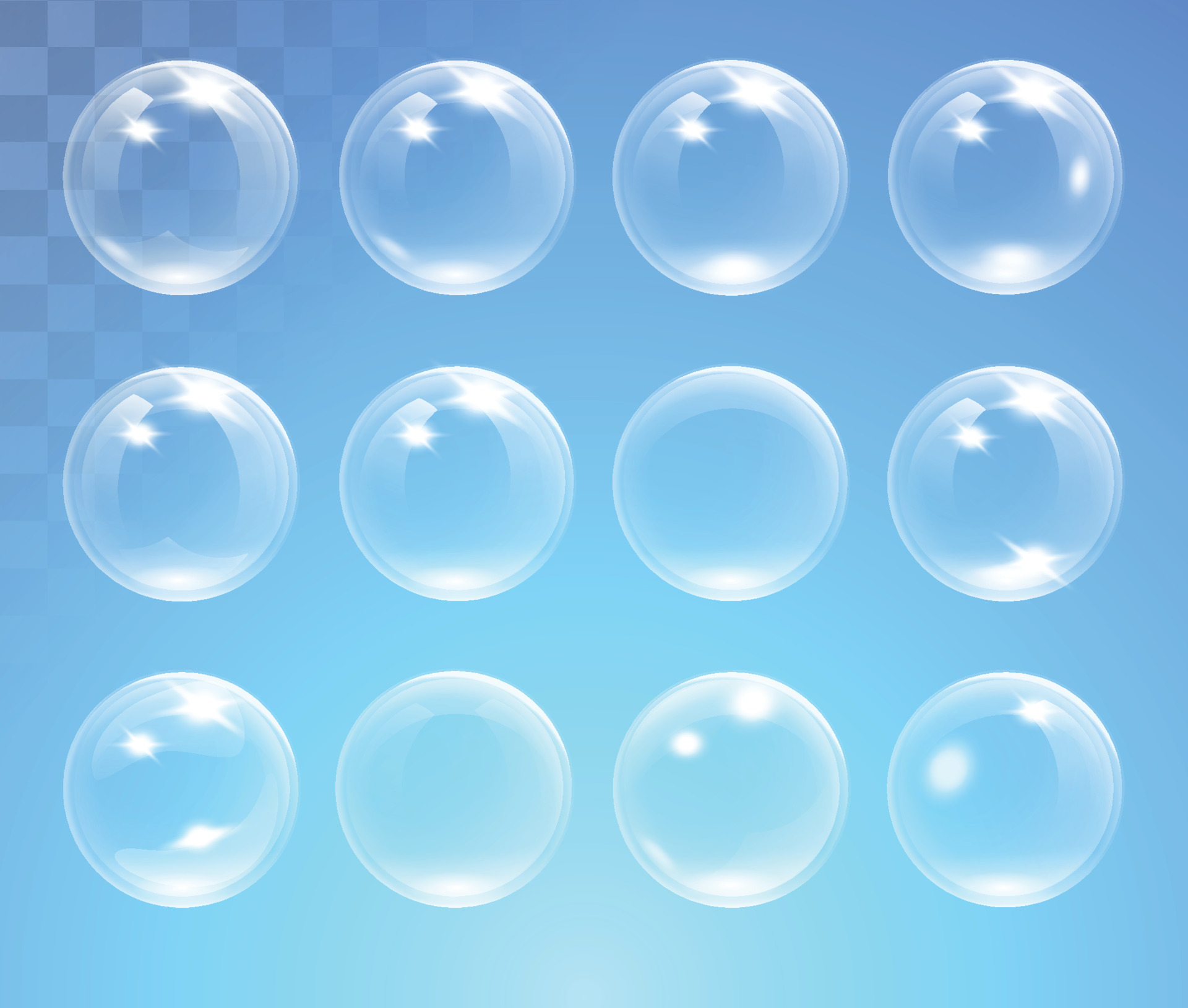 Set of shiny bubbles vector illustration 21188842 Vector Art at Vecteezy Set of shiny bubbles vector illustration 21188842 Vector Art at Vecteezy