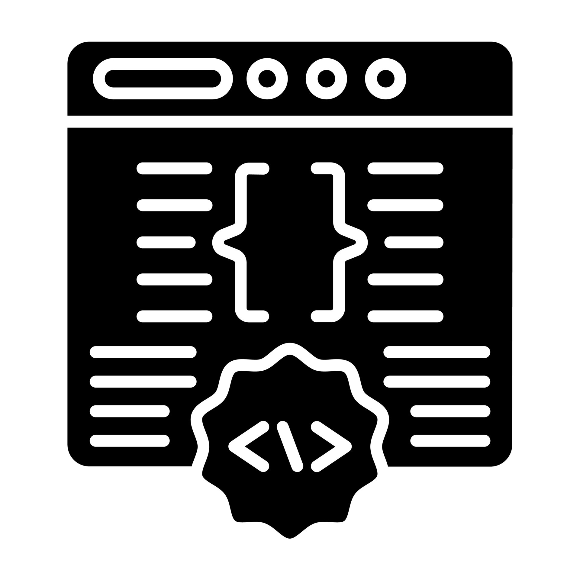 Code Free Development Icon Style 21189451 Vector Art at Vecteezy