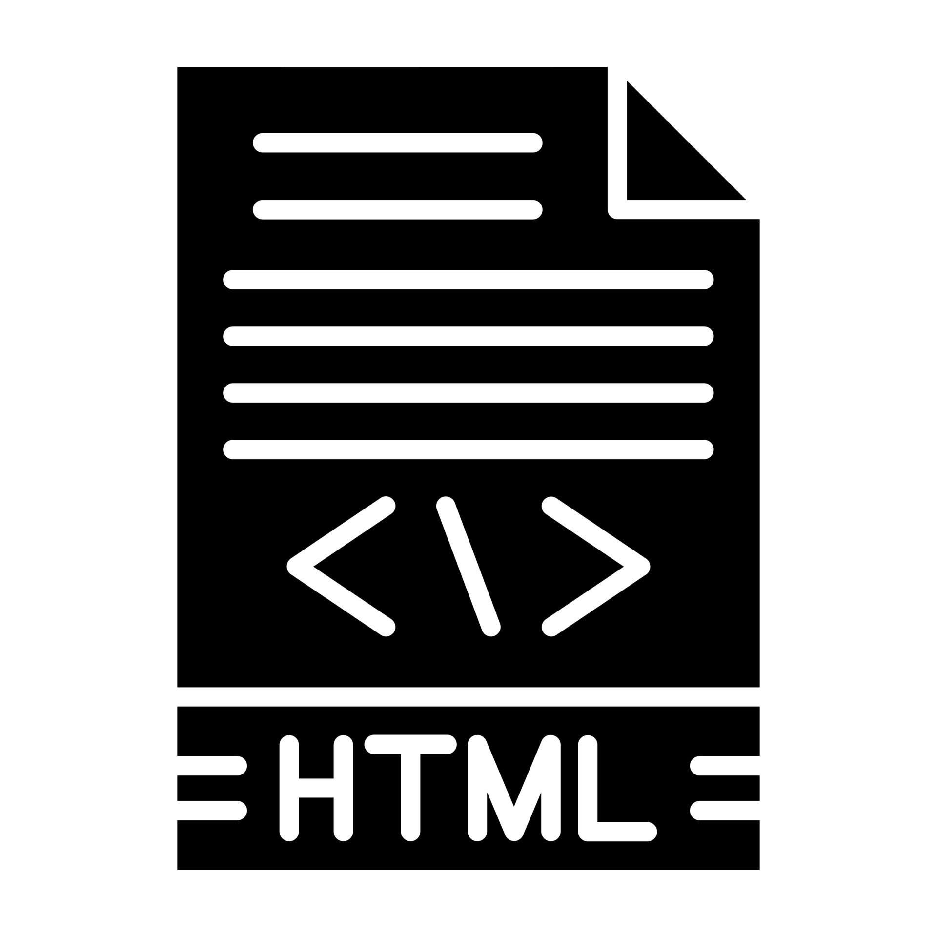 HTML Icon Style 21189481 Vector Art at Vecteezy