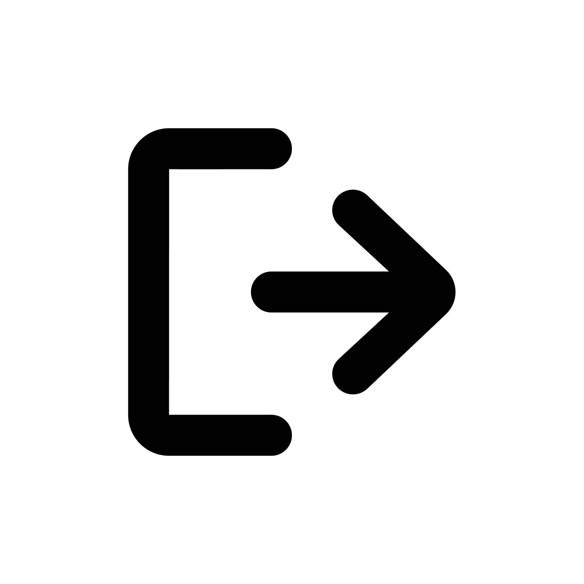 Exit right, upload icon in transparent background, basic app and web UI bold line icon, EPS10 ...