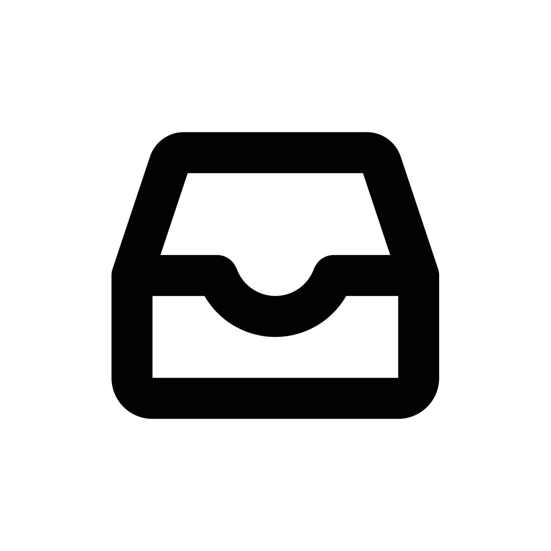 Inbox filled icon in transparent background, basic app and web UI bold line icon, EPS10 21190168 ...