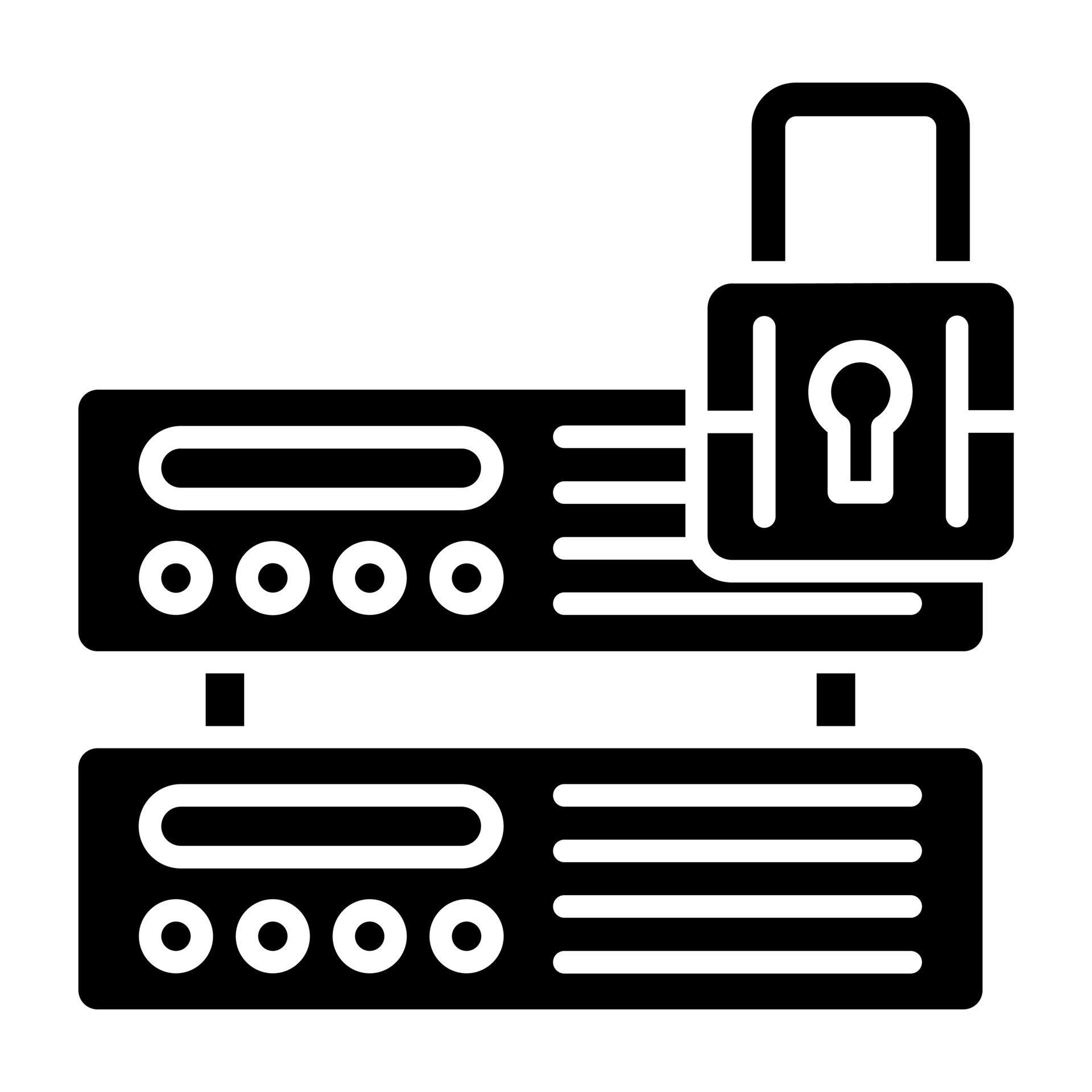 Server Security Icon Style 21190215 Vector Art At Vecteezy