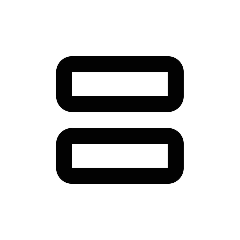 Dashboard, menu outline icon in transparent background, basic app and web UI bold line icon ...