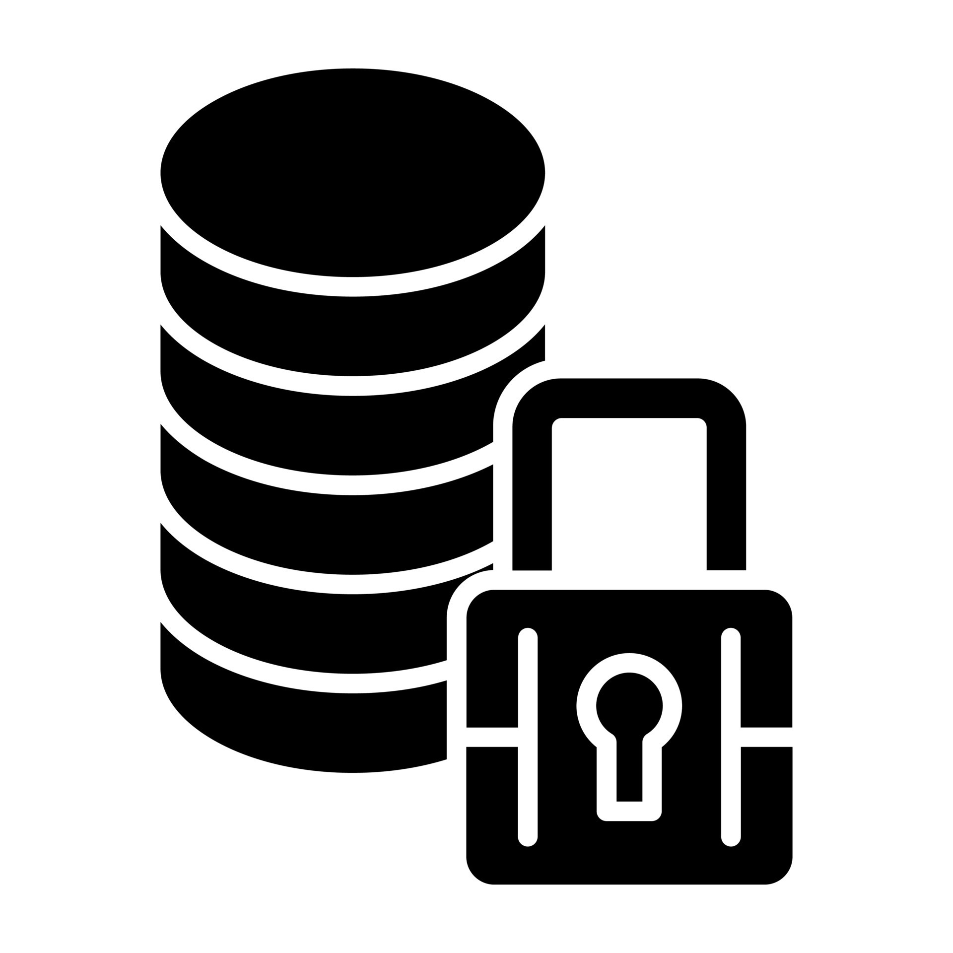Data Security Icon Style 21190871 Vector Art At Vecteezy