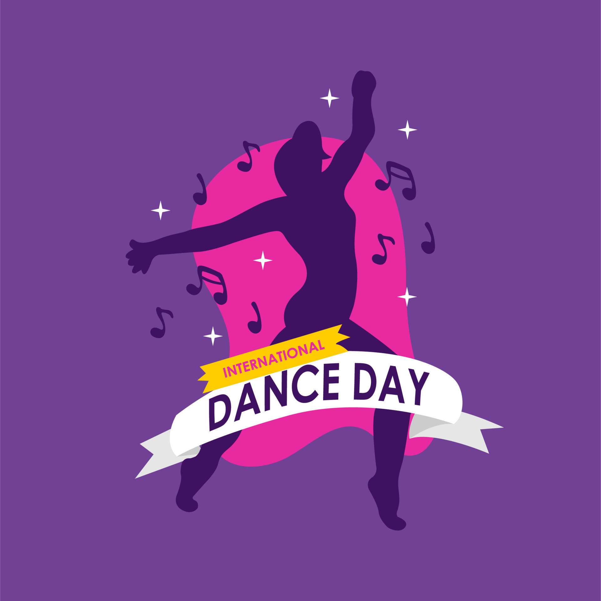 International Dance Day Banner Template Vector Stock 21193142 Vector