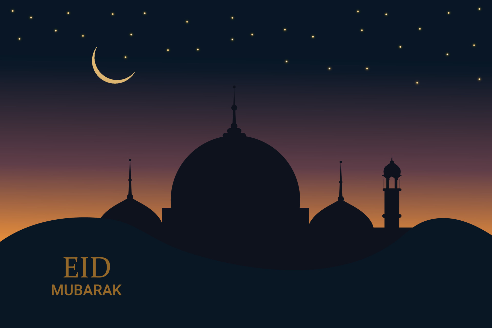 Eid Mubarak creative vector illustration 21193174 Vector Art at Vecteezy