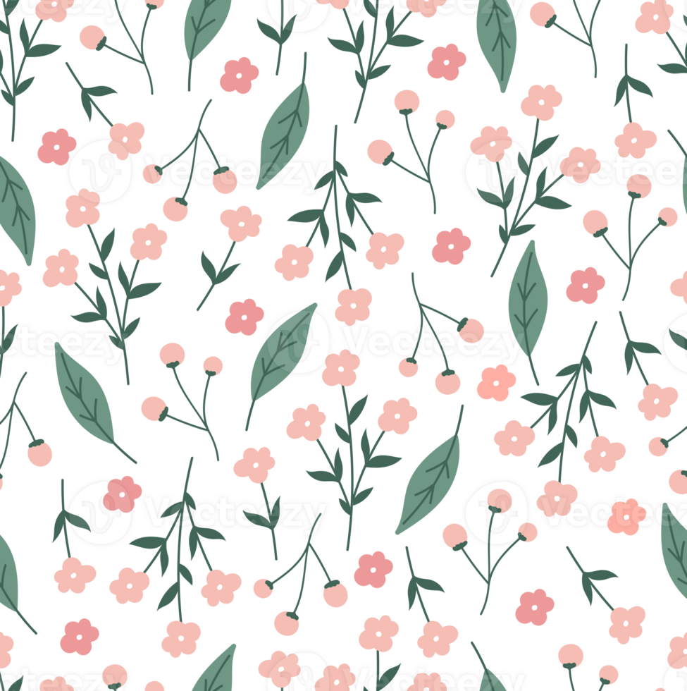 Free Floral Pattern Background Seamless Floral Pattern Floral Wallpaper 21193418 Png With