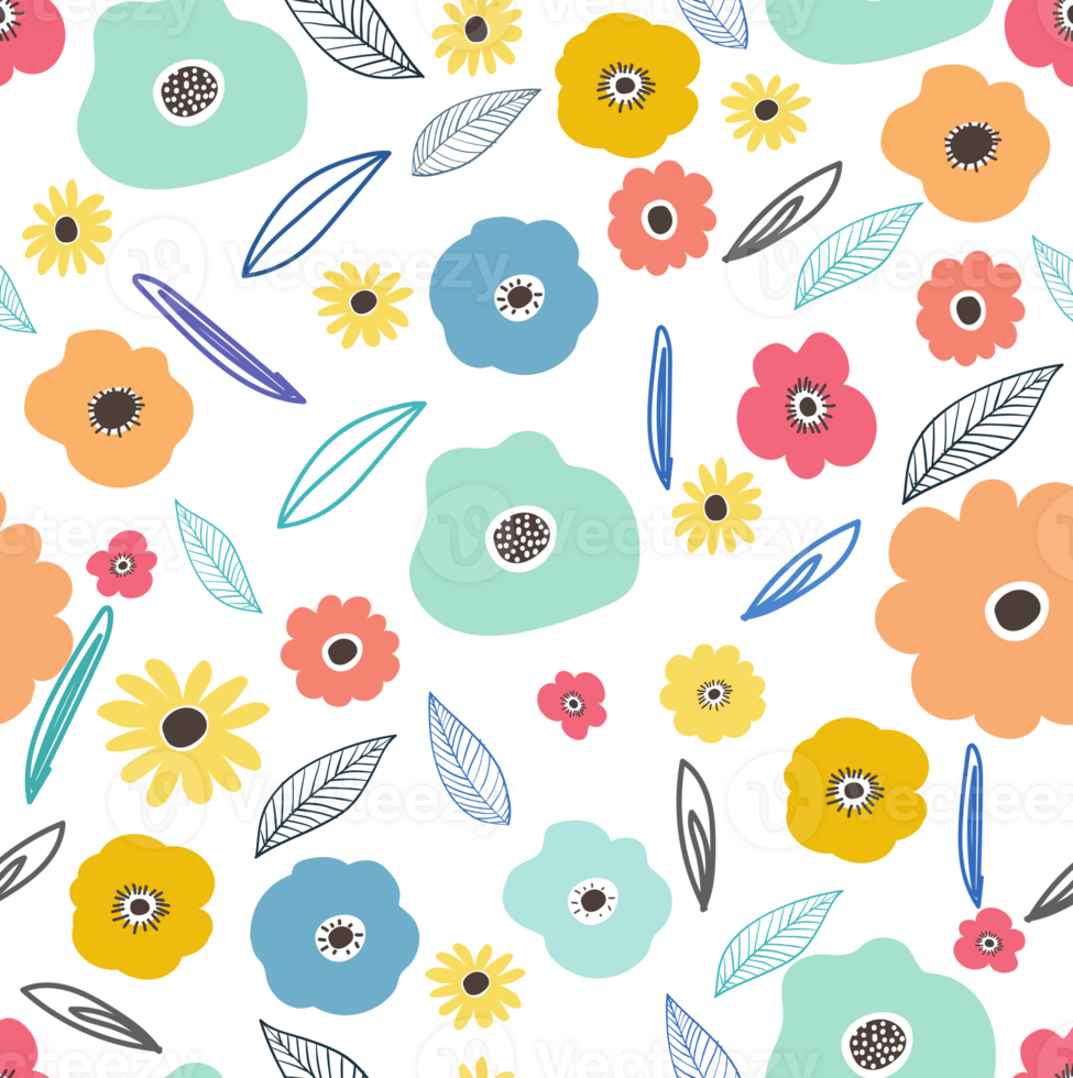 Free Floral Pattern Background Seamless Floral Pattern Floral Wallpaper 21193437 Png With