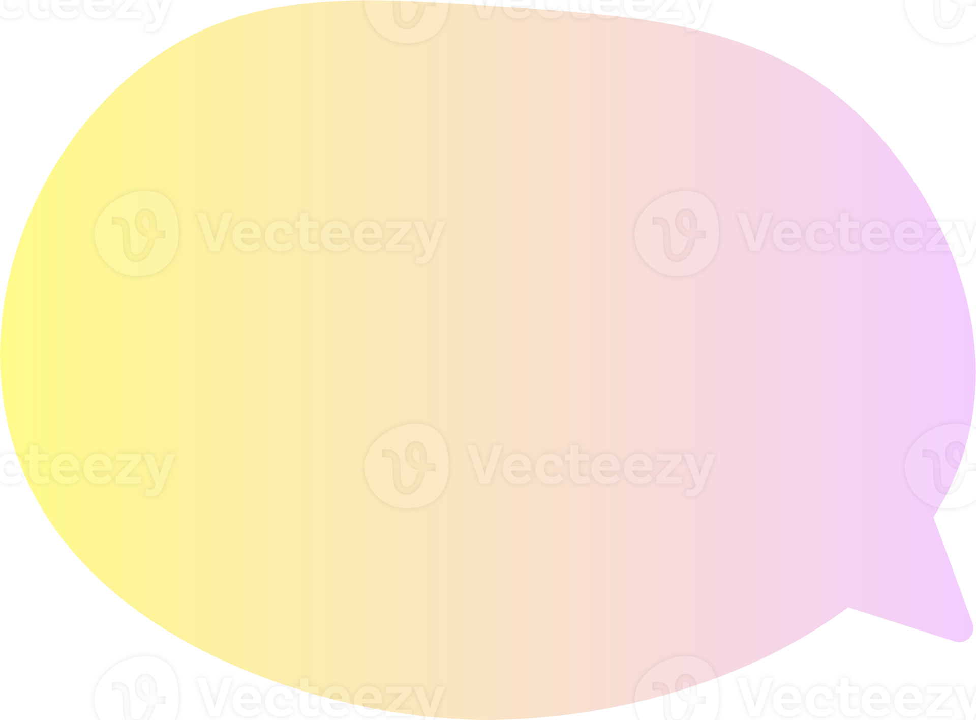 gradient speech bubbles on transparent background . chat box or chat ...