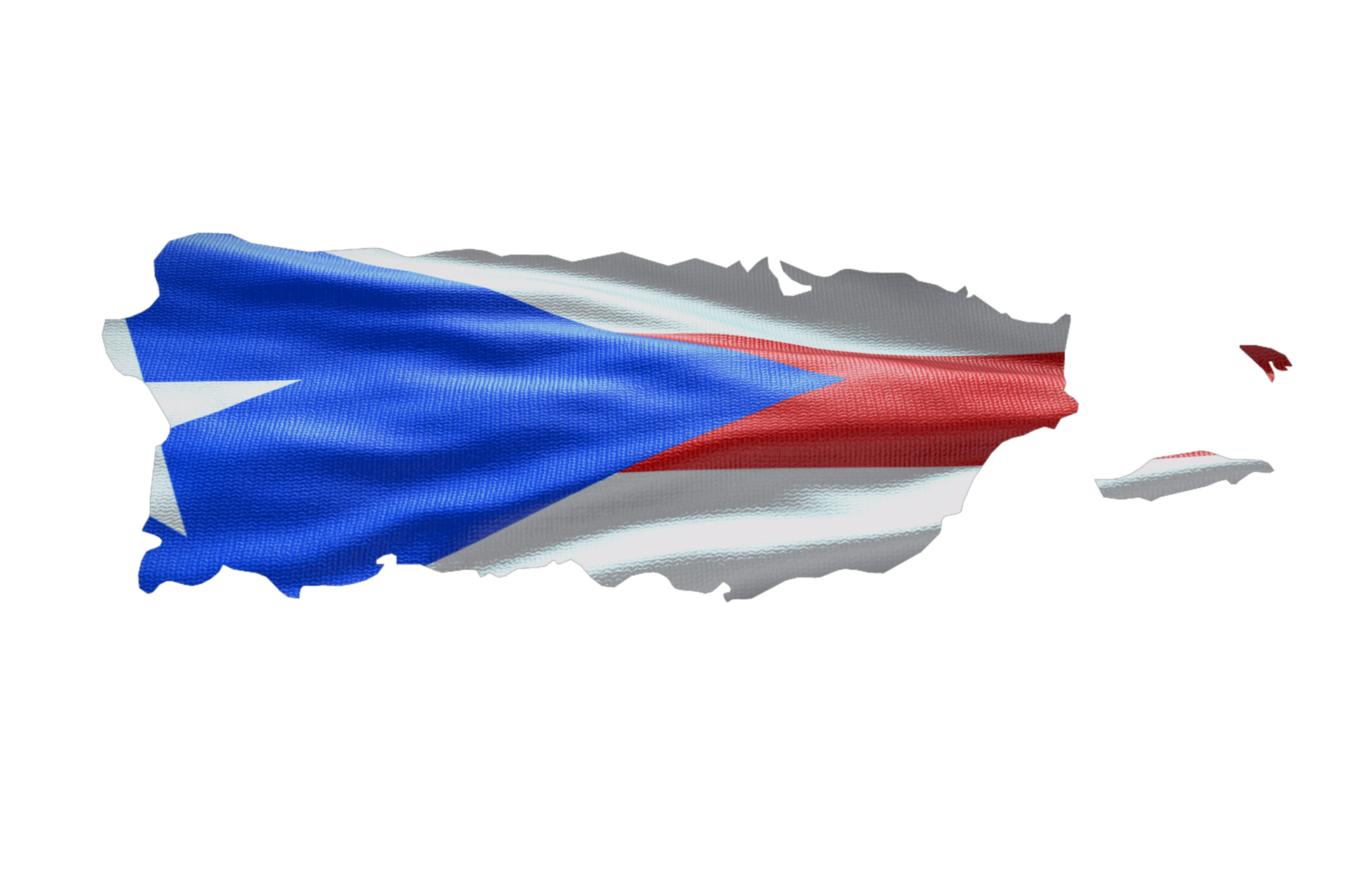 puerto rico mapa contorno icono. png alfa canal. país con nacional bandera 21194050 PNG