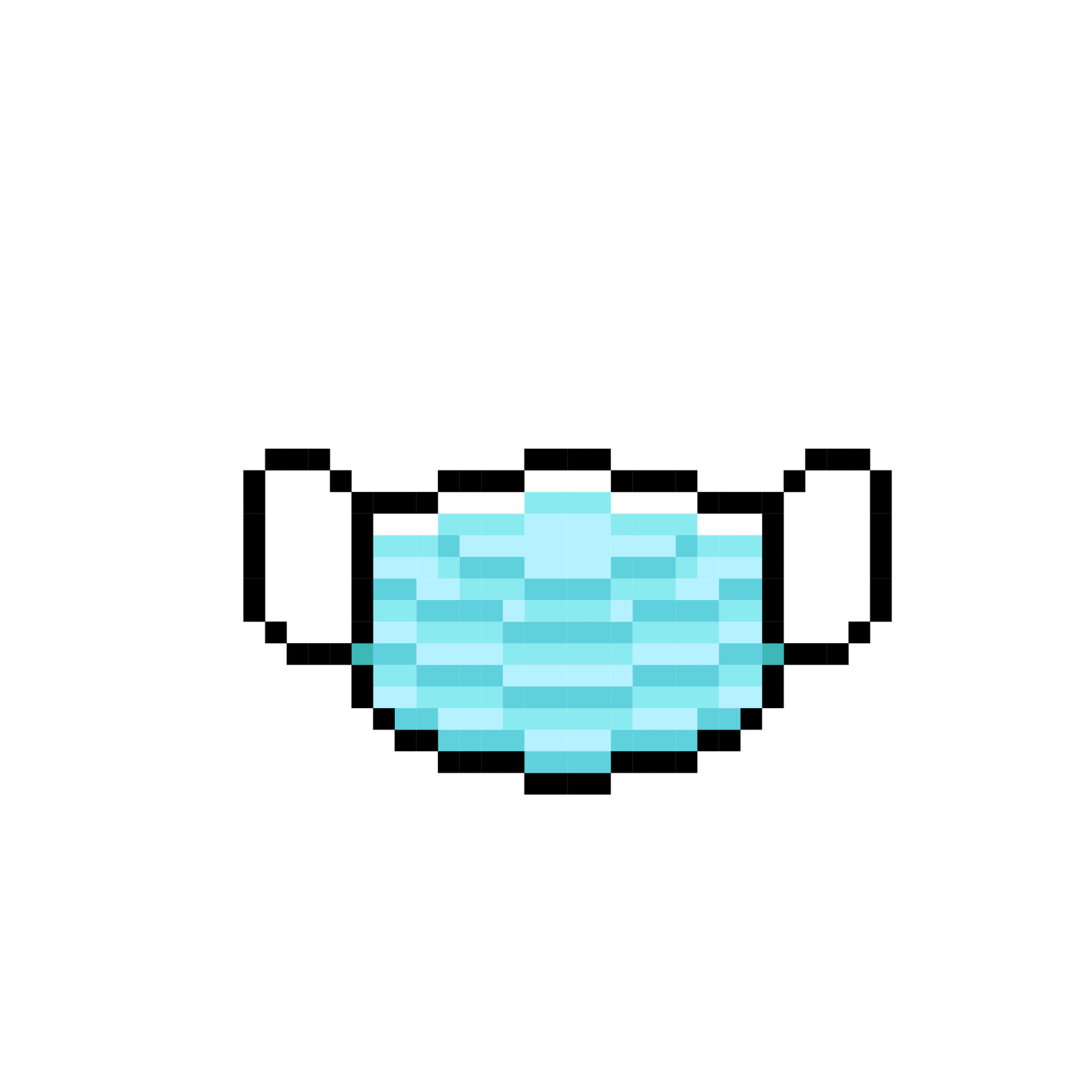 Surgery Mask In Pixel Art Style 21194998 Vector Art At Vecteezy