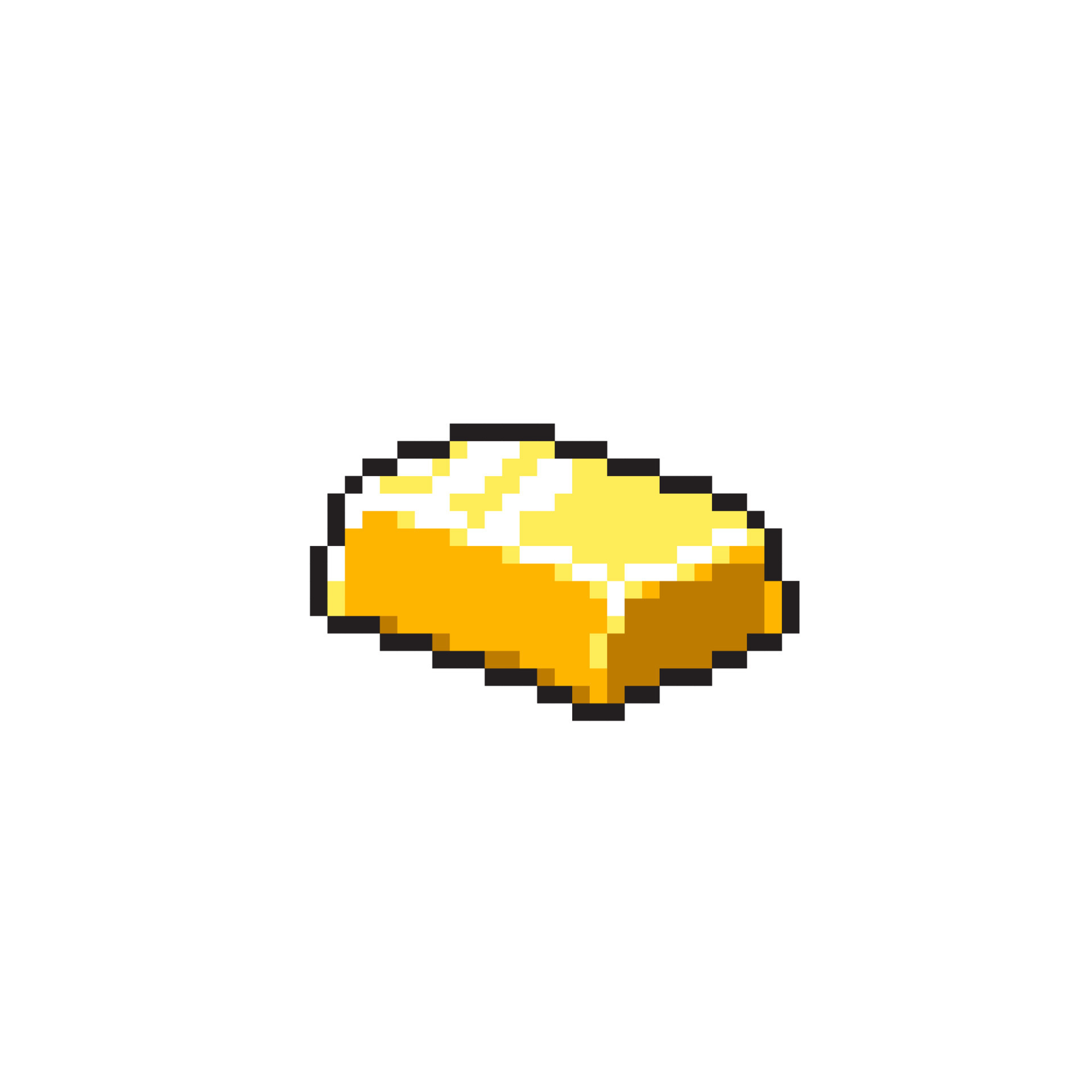 Gold Bar In Pixel Art Style 21195055 Vector Art At Vecteezy