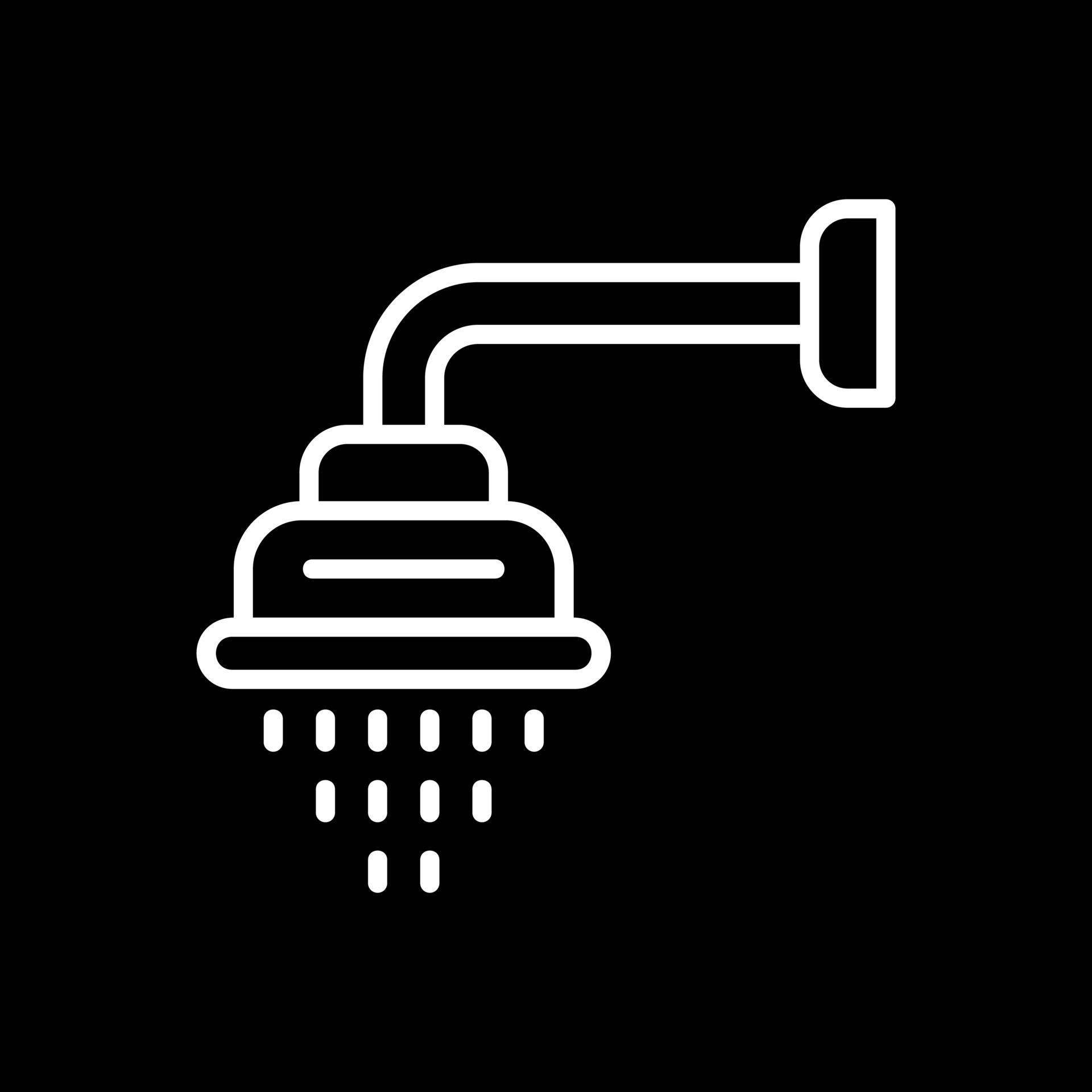 Shower Head Vector Icon Design 21200120 Vector Art At Vecteezy