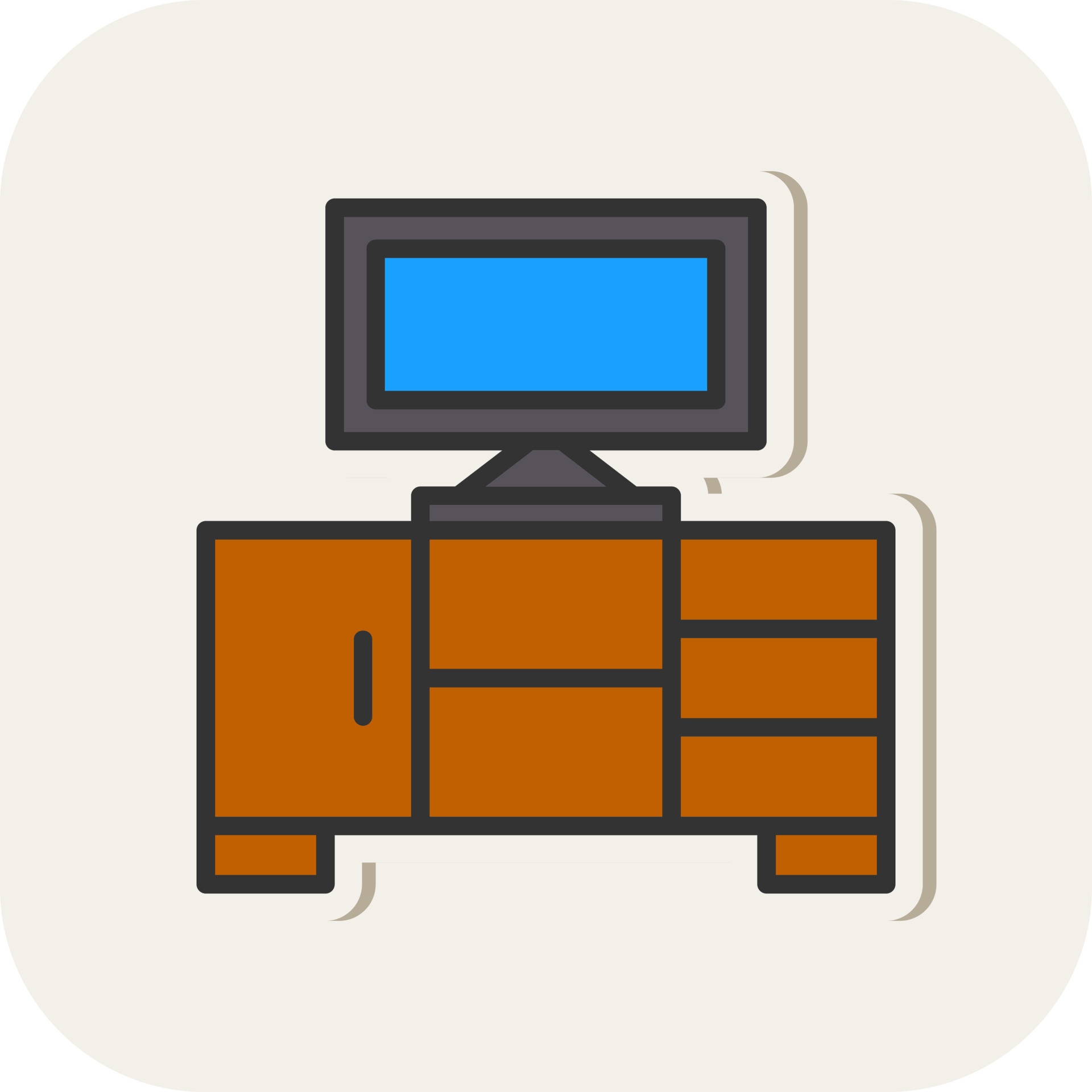 Tv Table Vector Icon Design 21204409 Vector Art at Vecteezy Tv Table Vector Icon Design 21204409 Vector Art at Vecteezy