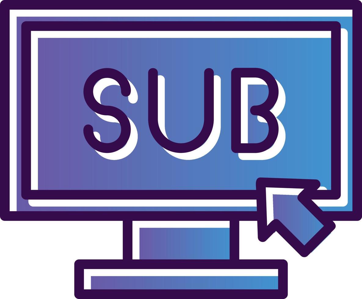 Subscribe Vector Icon Design 21205979 Vector Art at Vecteezy