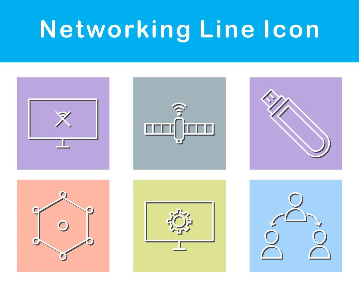 Networking Vector Icon Set 21207899 Vector Art at Vecteezy