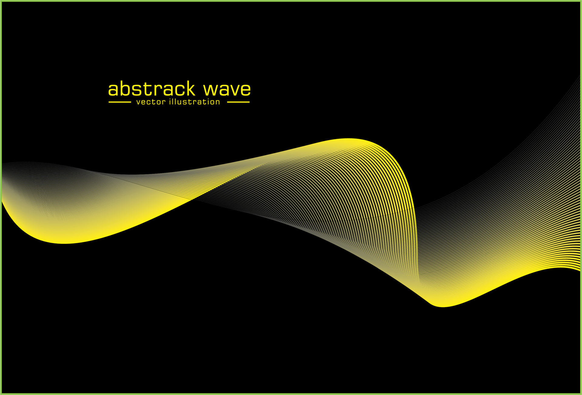 Abstract yellow grey light lines on black background. Elegant for ...
