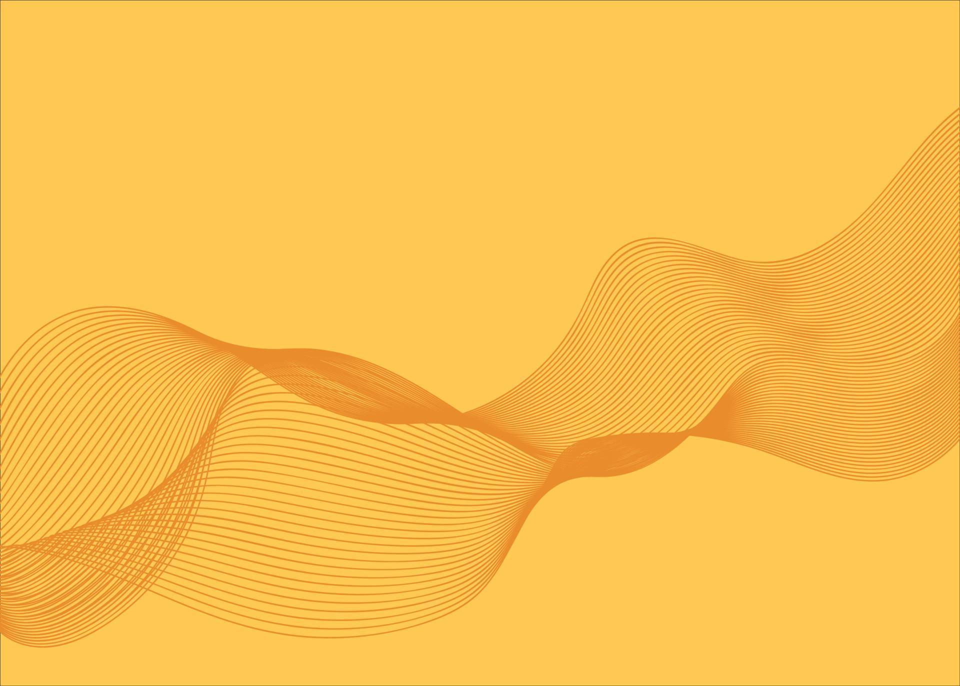 Orange Lines On A Yellow Background Dynamic Sound Wave Optical Art orange-lines-on-a-yellow-background-dynamic-sound-wave-optical-art