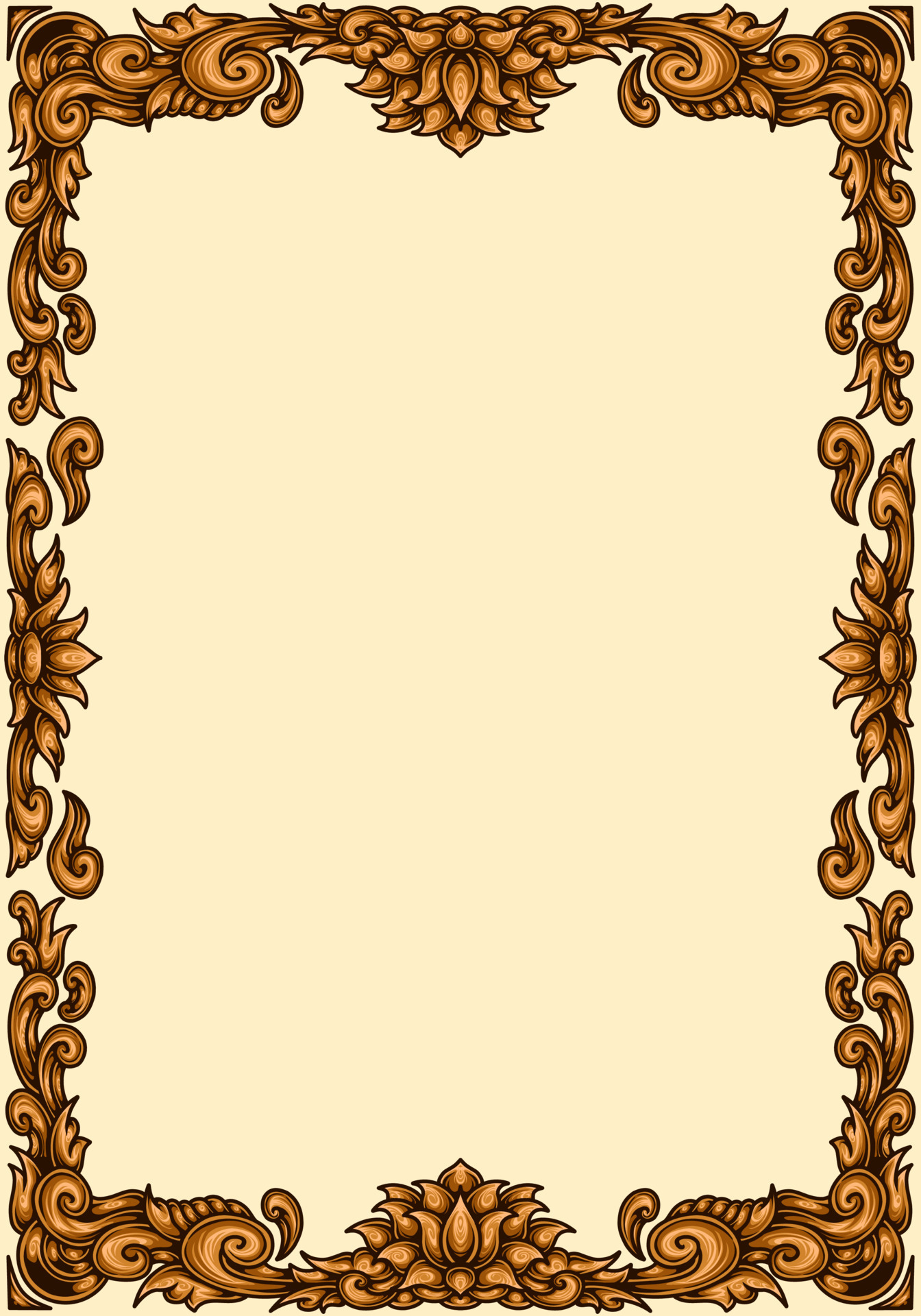 Classic style frame design with exquisite engraving and luxury 21219322 ...