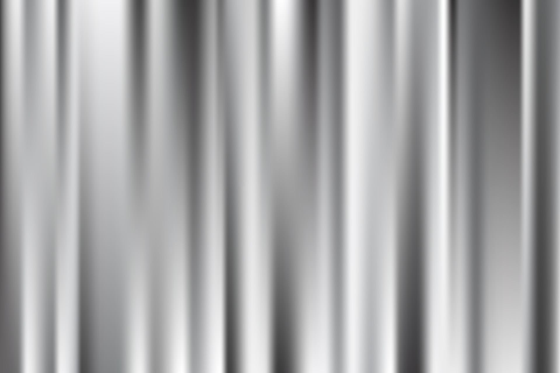Silver Foil Background Metal Gradient Vector Shiny Pattern Chrome Stainless Gradation Surface