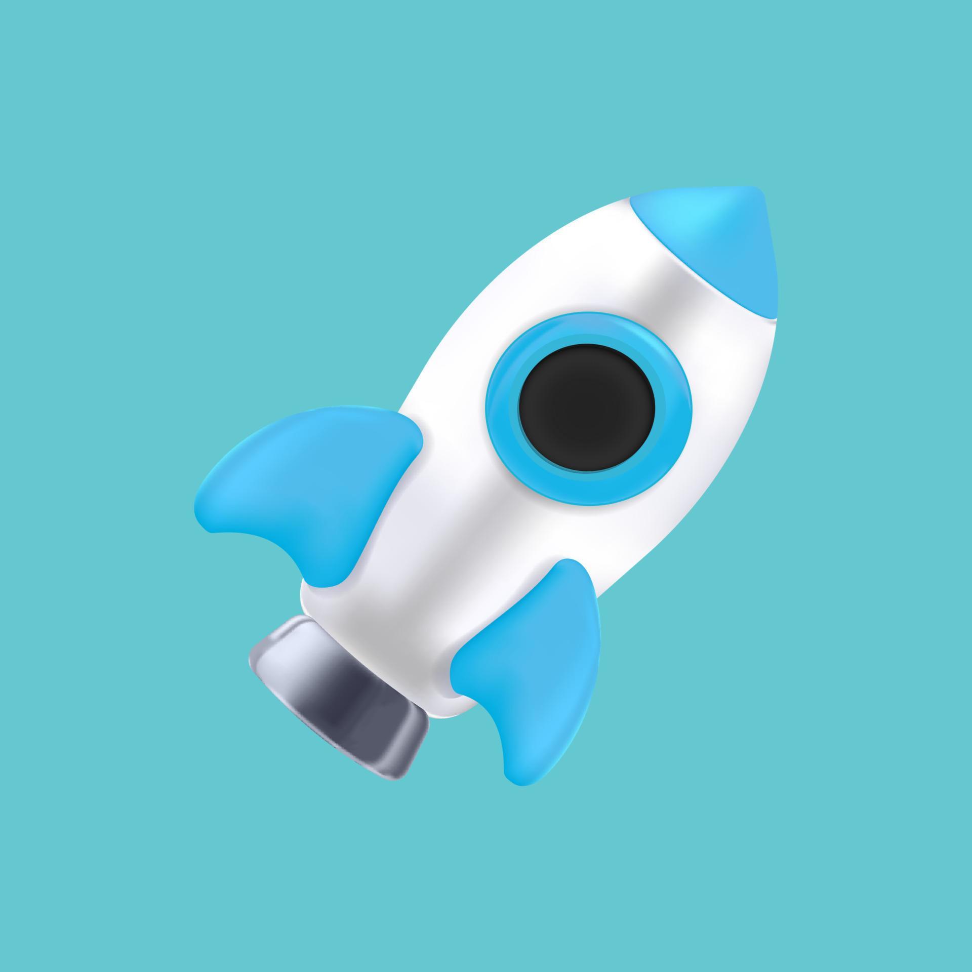 3d realistic rocket object 21219963 Vector Art at Vecteezy