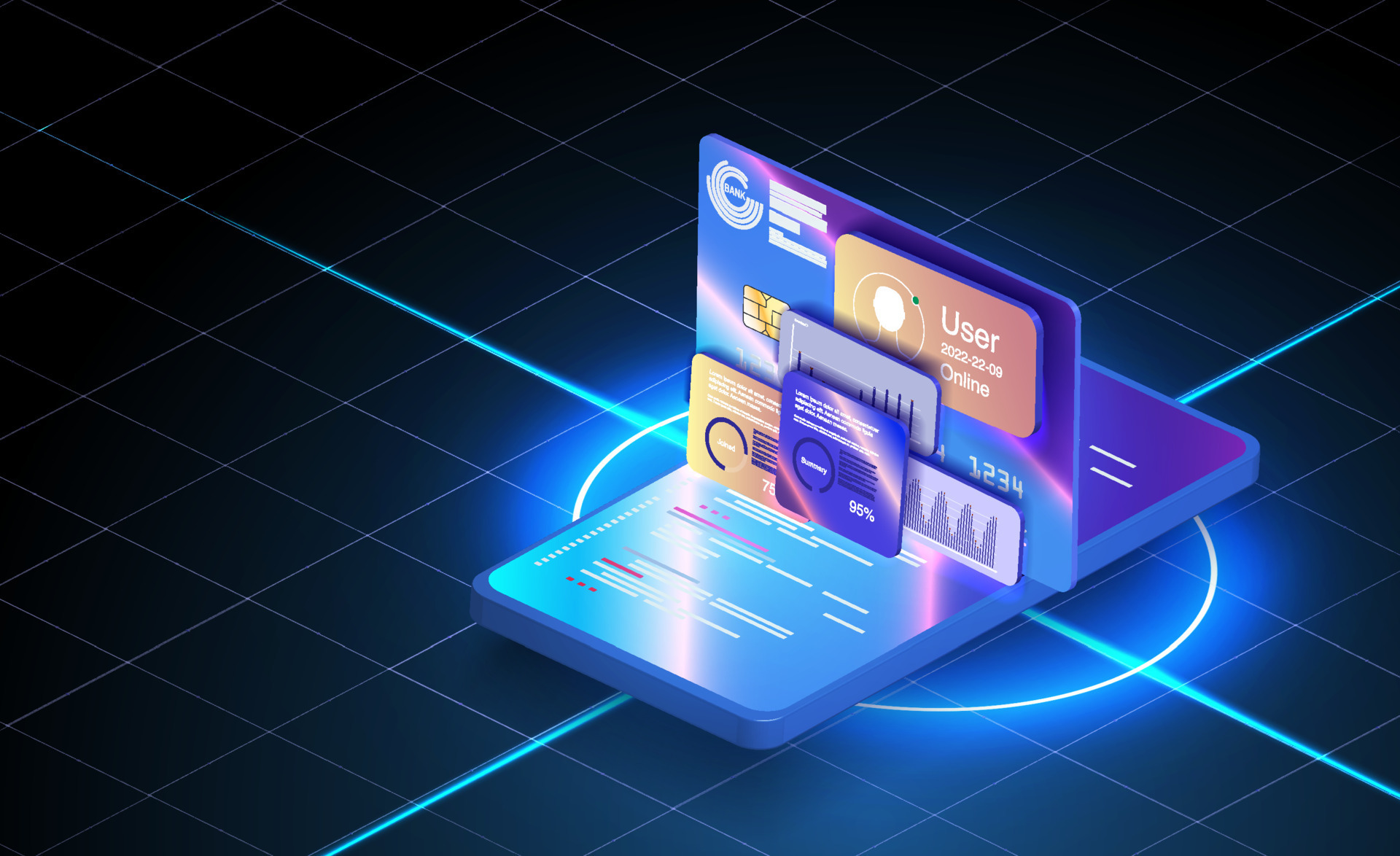 Realistic Smartphone Mockup Device Ui Ux Mockup For Presentation Template Internet Of Things