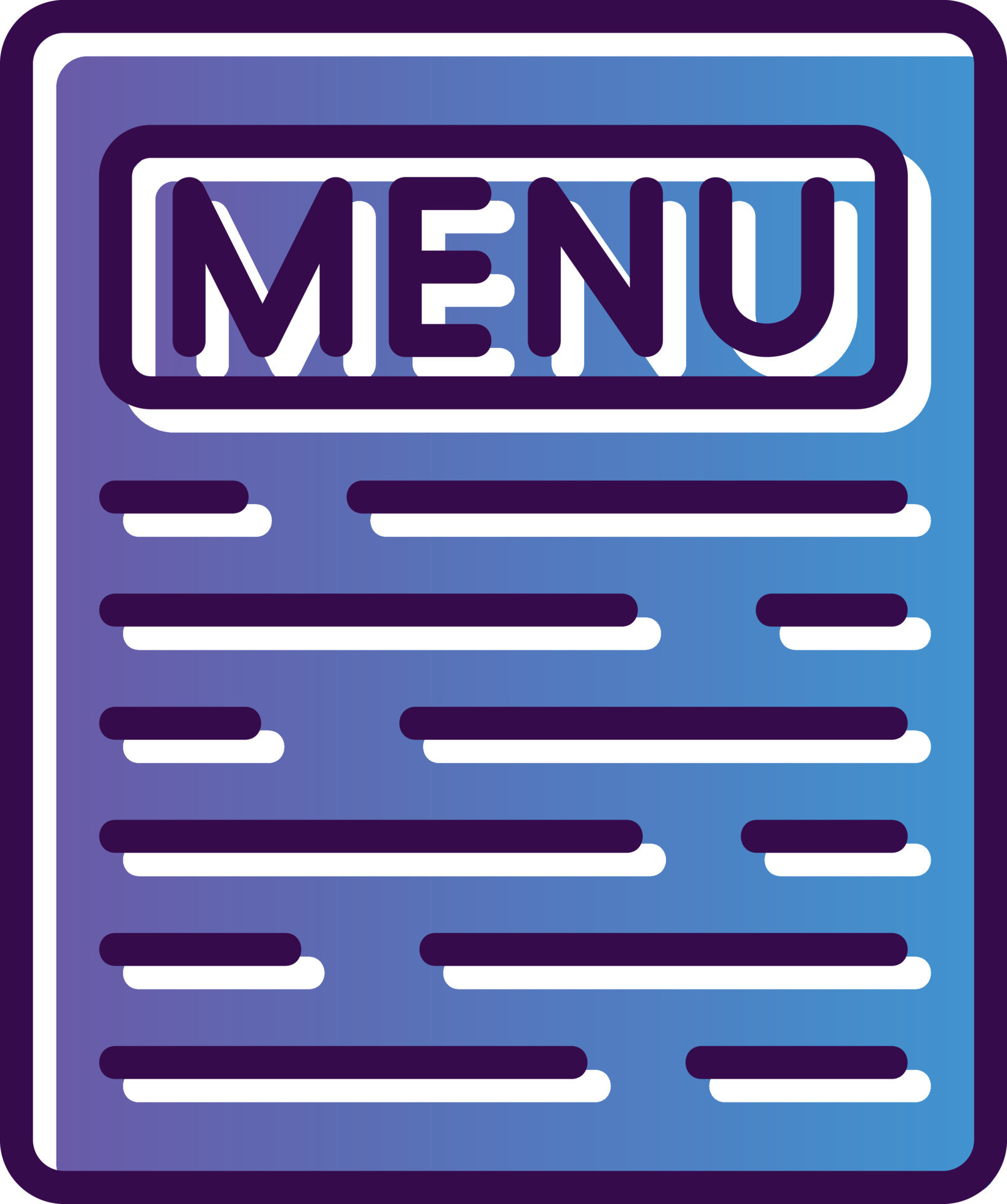 Menu Vector Icon Design 21225002 Vector Art at Vecteezy