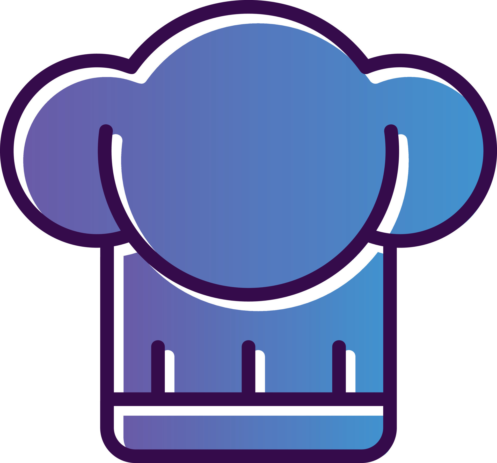 Chef Hat Vector Icon Design 21225007 Vector Art at Vecteezy