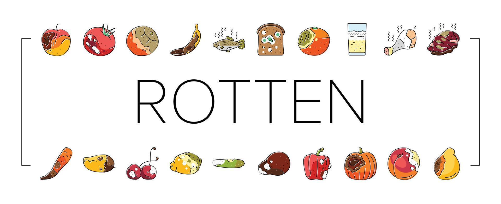 rotten food fruit waste garbage icons set vector 21232617 Vector Art at ... rotten food fruit waste garbage icons set vector 21232617 Vector Art at ...