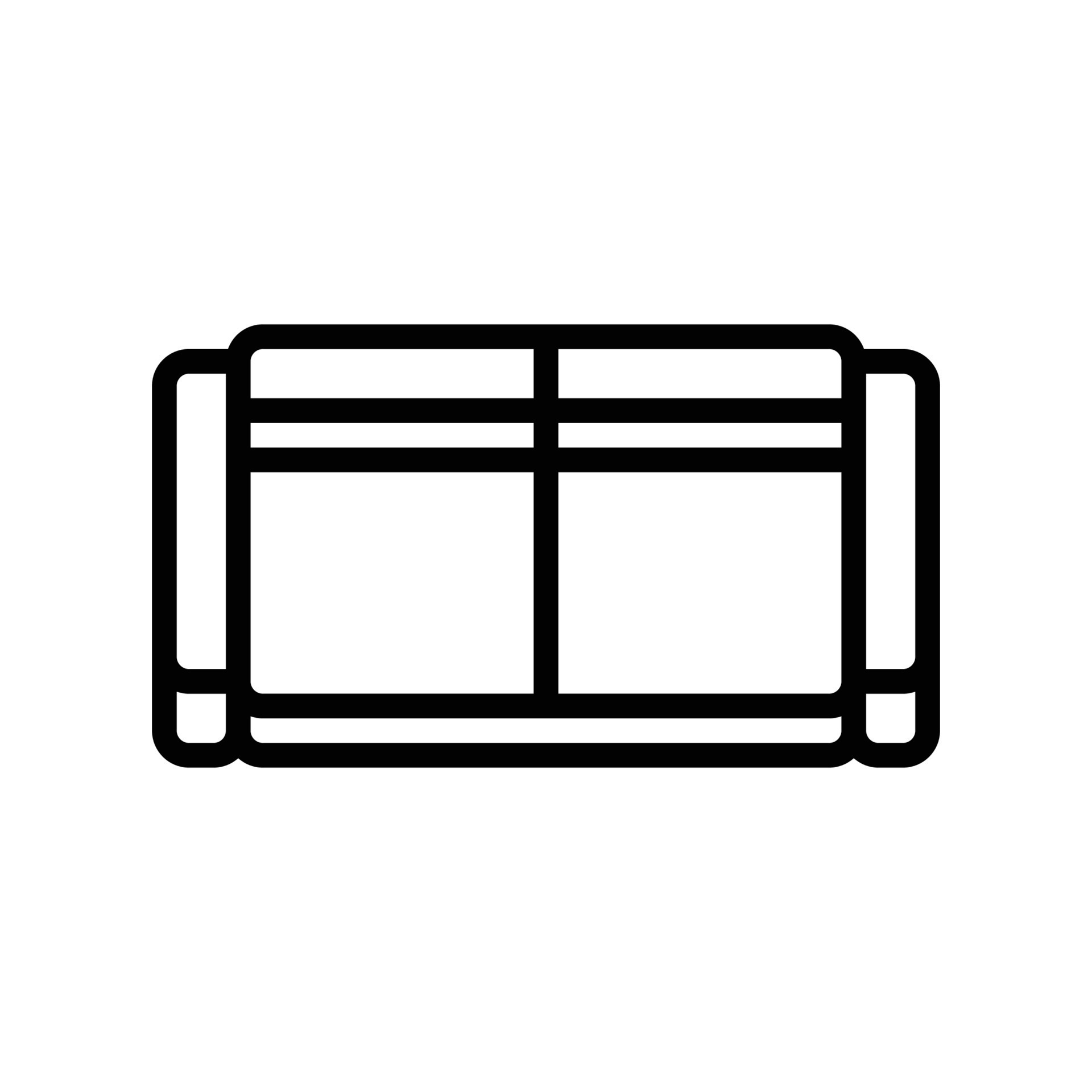 sofa two sections top view line icon vector illustration 21233002 ... sofa two sections top view line icon vector illustration 21233002 ...
