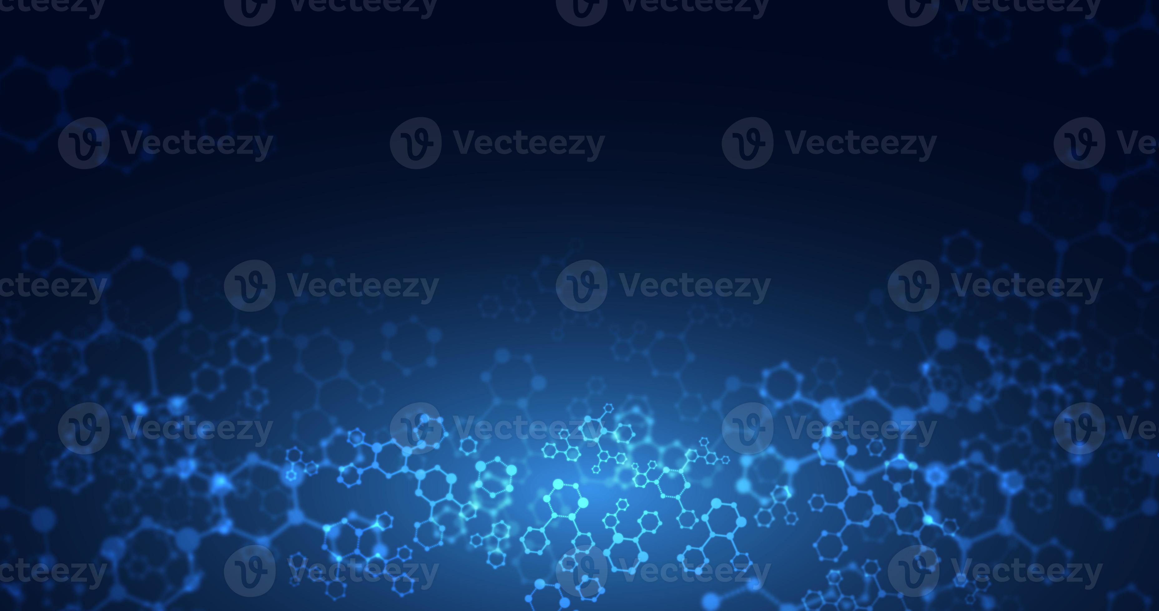 Abstract Molecular Structure Vector Dna Molecule Design Cosmetic Technology Science How To Solve