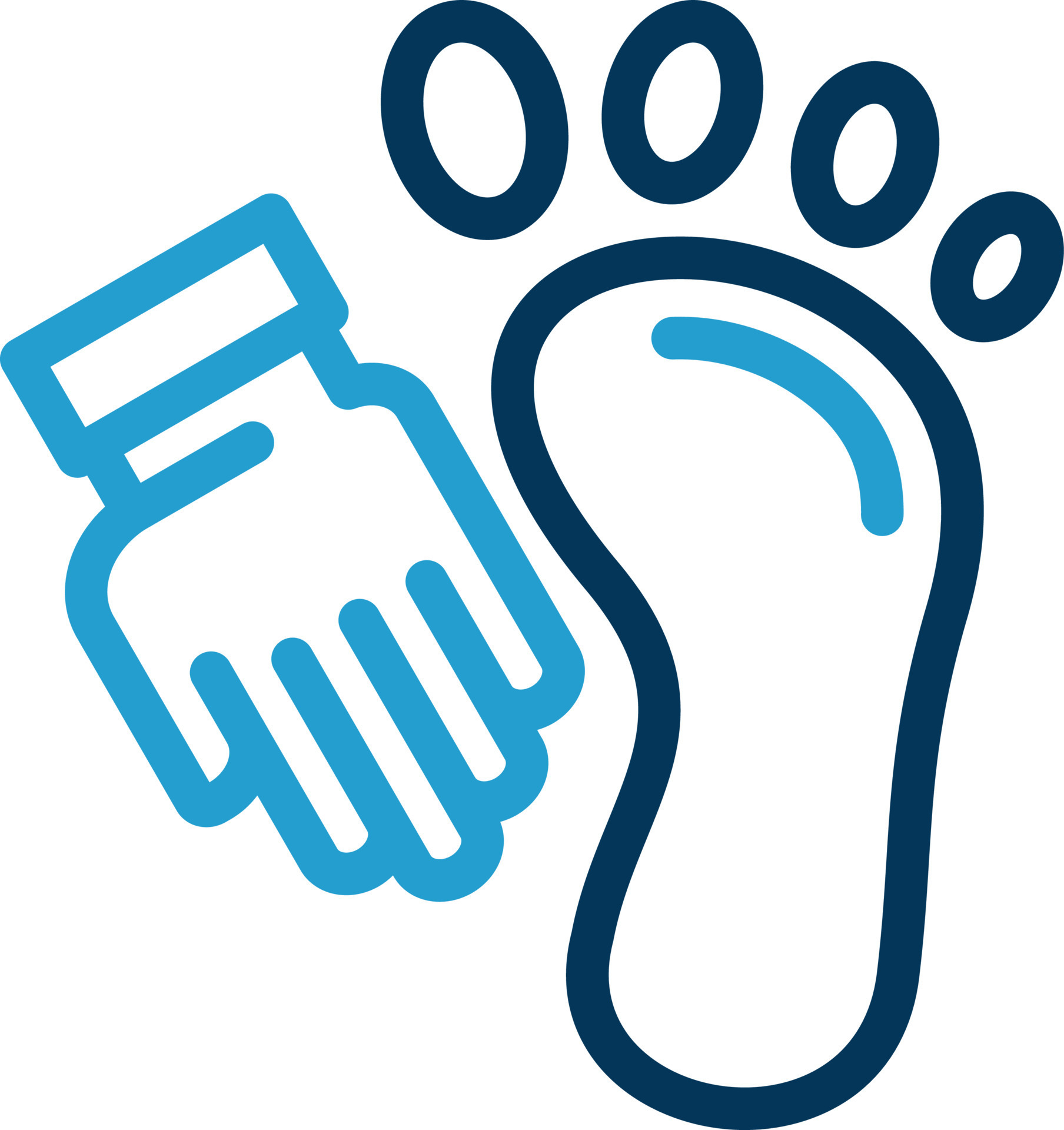 Foot Massage Vector Icon Design 21239739 Vector Art At Vecteezy