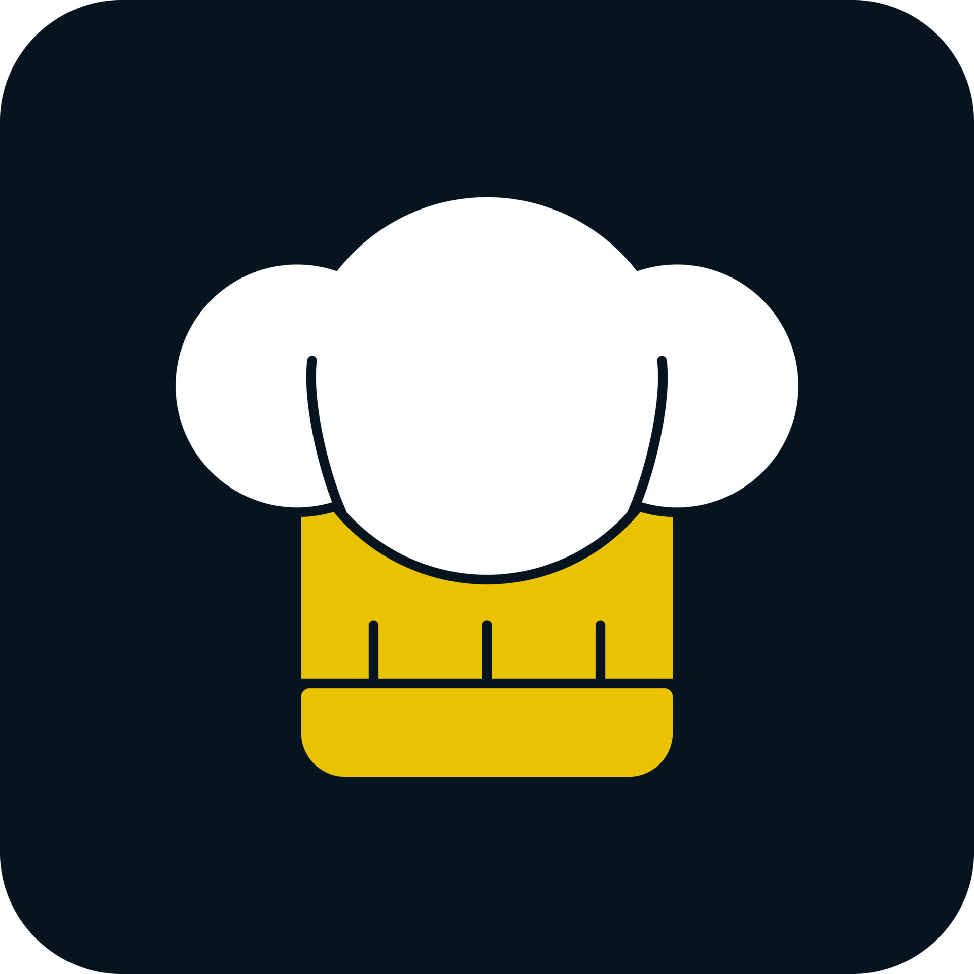 Chef Hat Vector Icon Design 21240414 Vector Art at Vecteezy