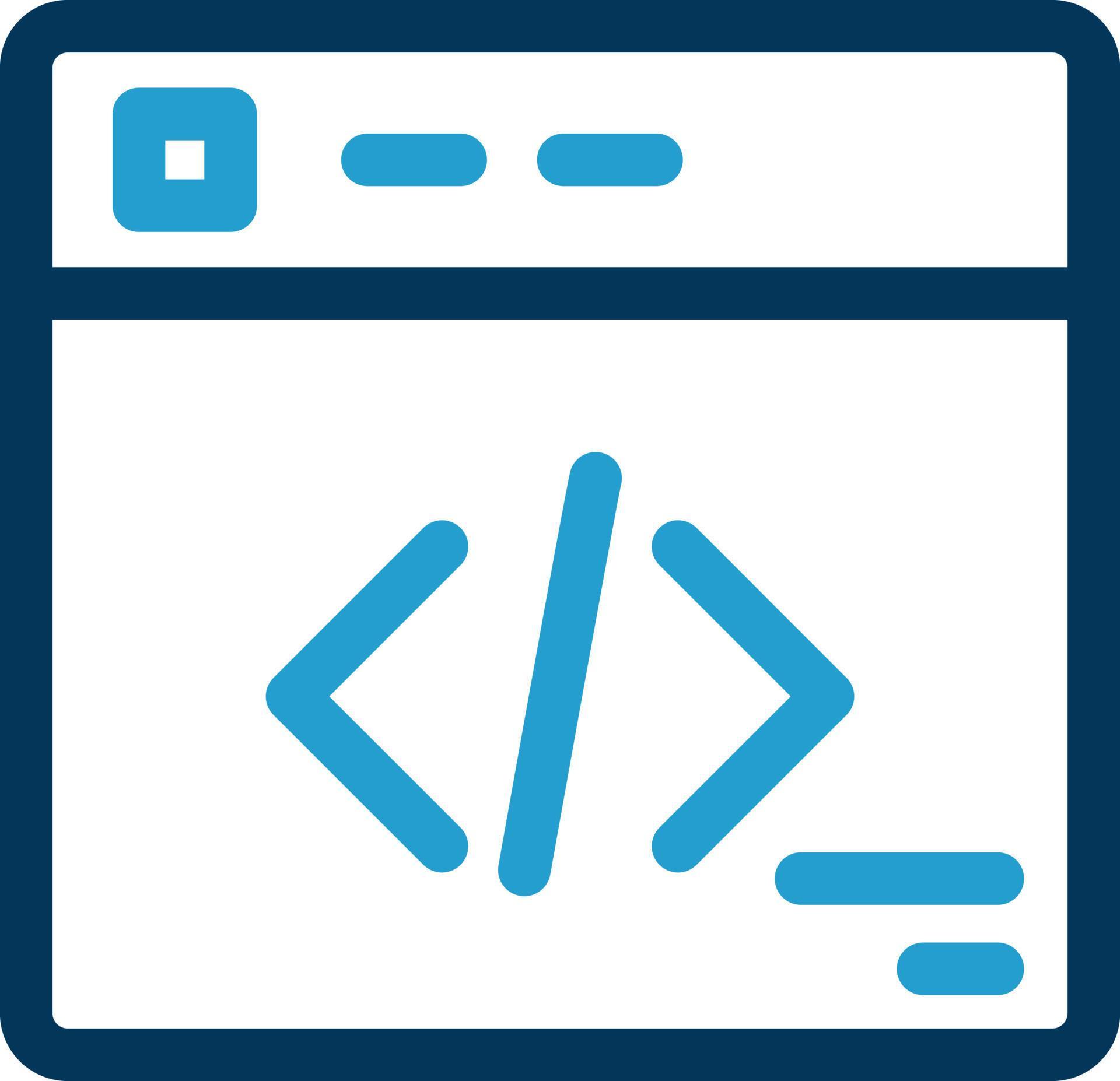 Web Programming Vector Icon Design 21242281 Vector Art At Vecteezy