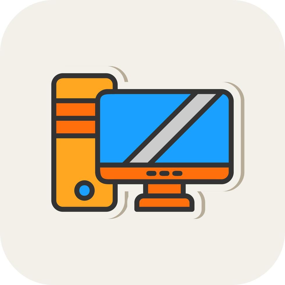 Computer Vector Icon Design 21243657 Vector Art at Vecteezy