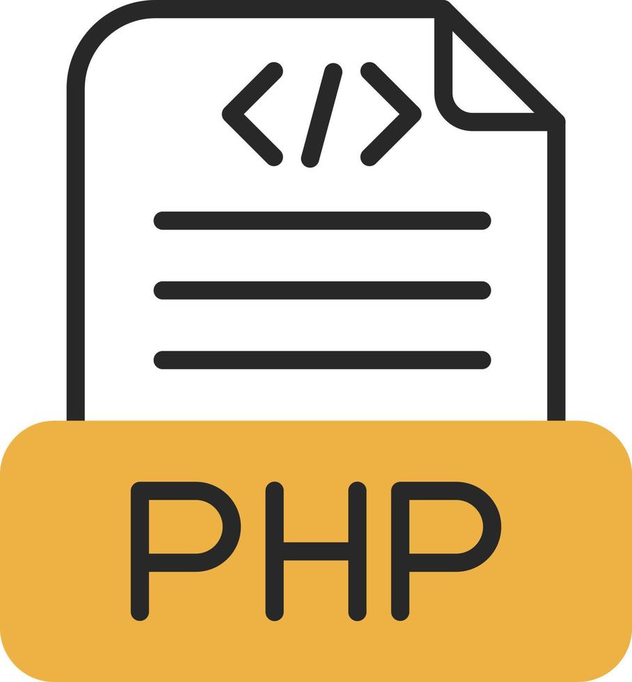 Php File Vector Icon Design 21247777 Vector Art at Vecteezy