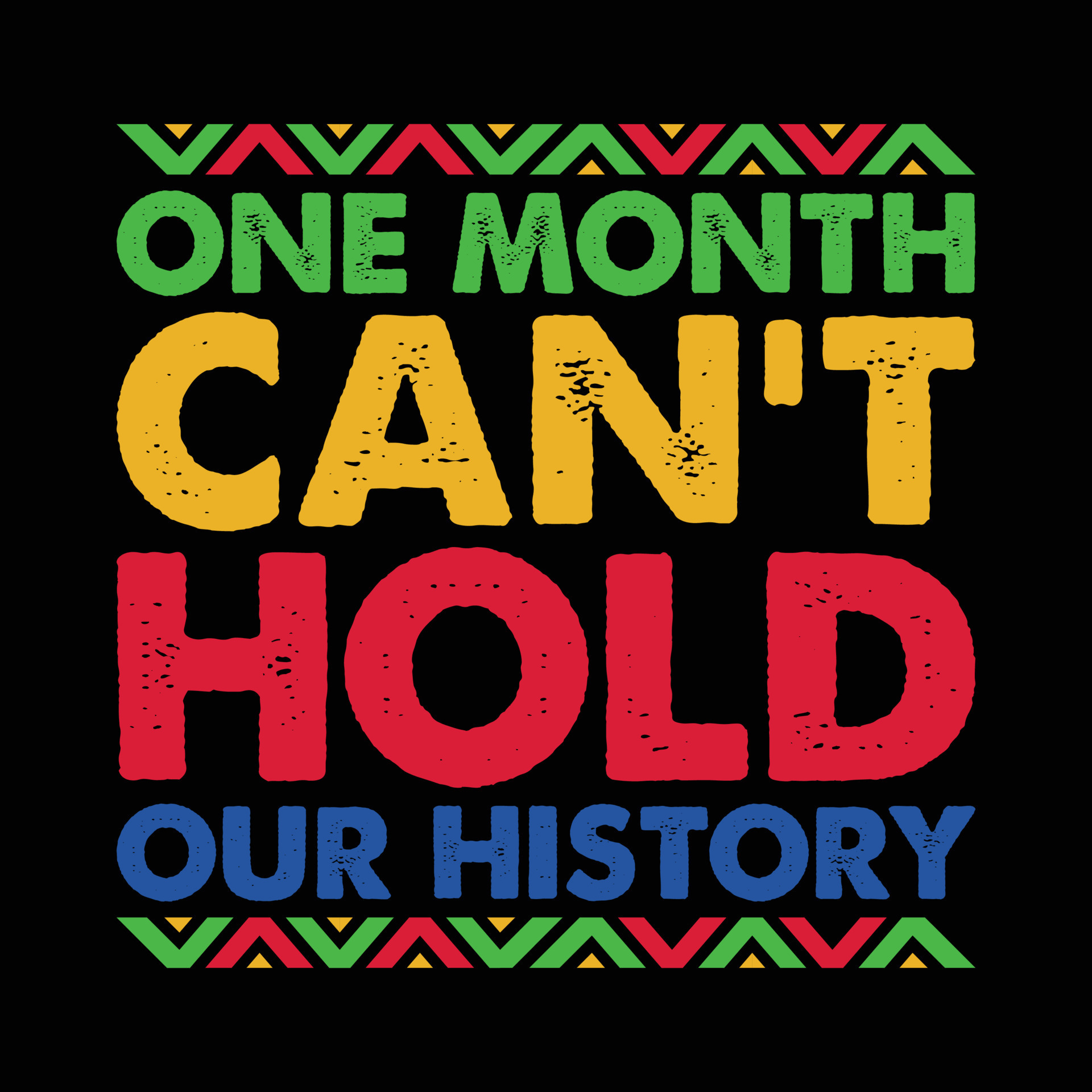 One Month Cant Hold Our History Vector Black History Month Shirt