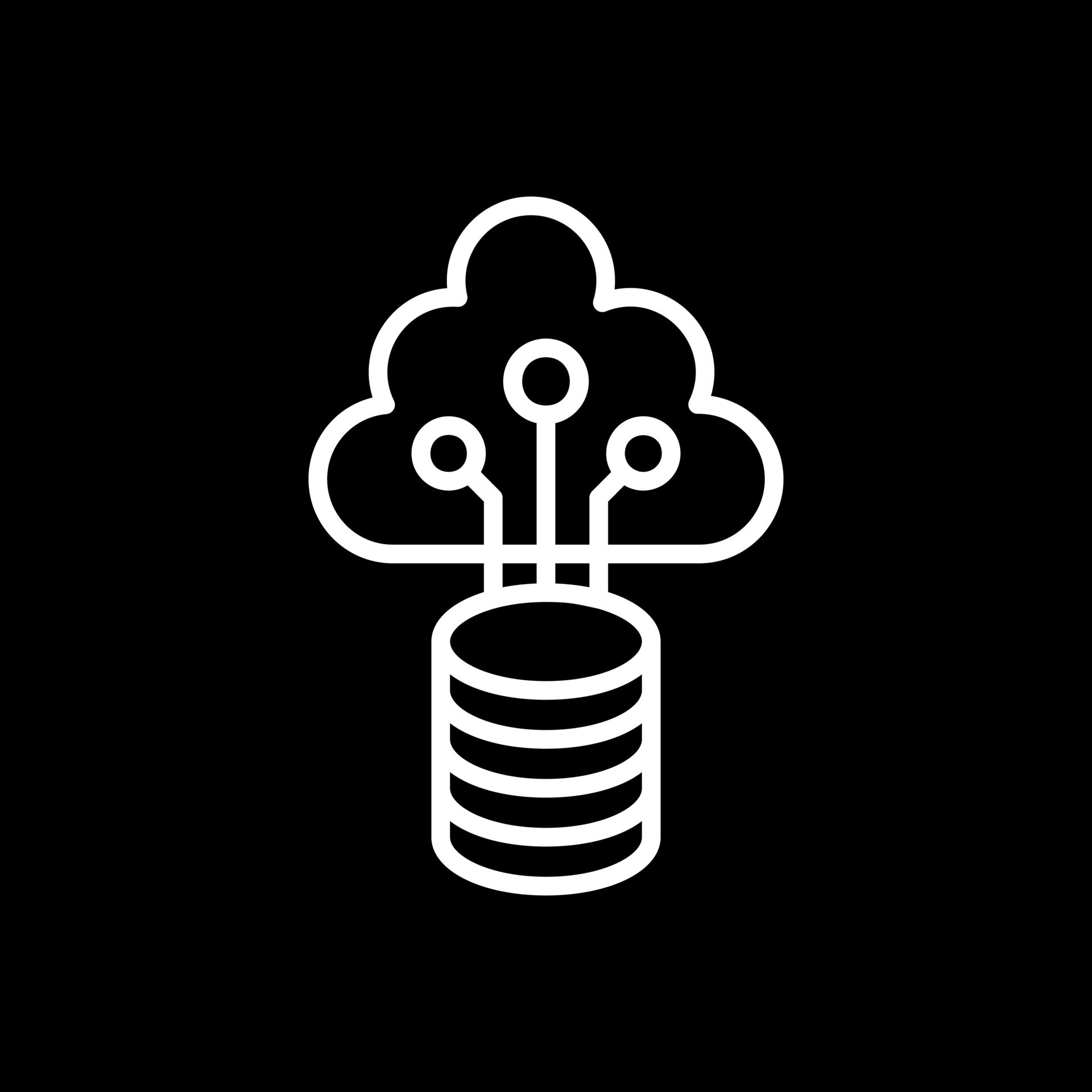 Cloud Data Vector Icon Design 21248825 Vector Art At Vecteezy