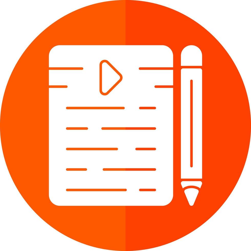 Script Writing Vector Icon Design 21250328 Vector Art At Vecteezy