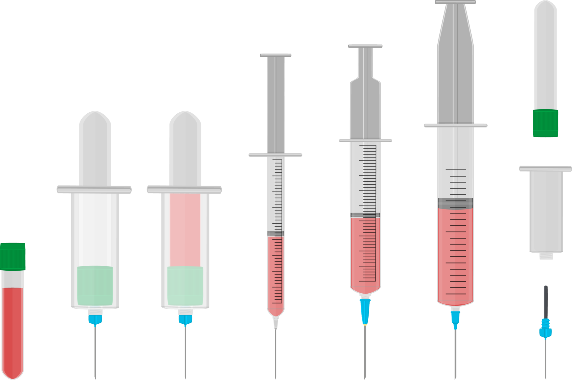 big set different types of syringes 21253309 PNG