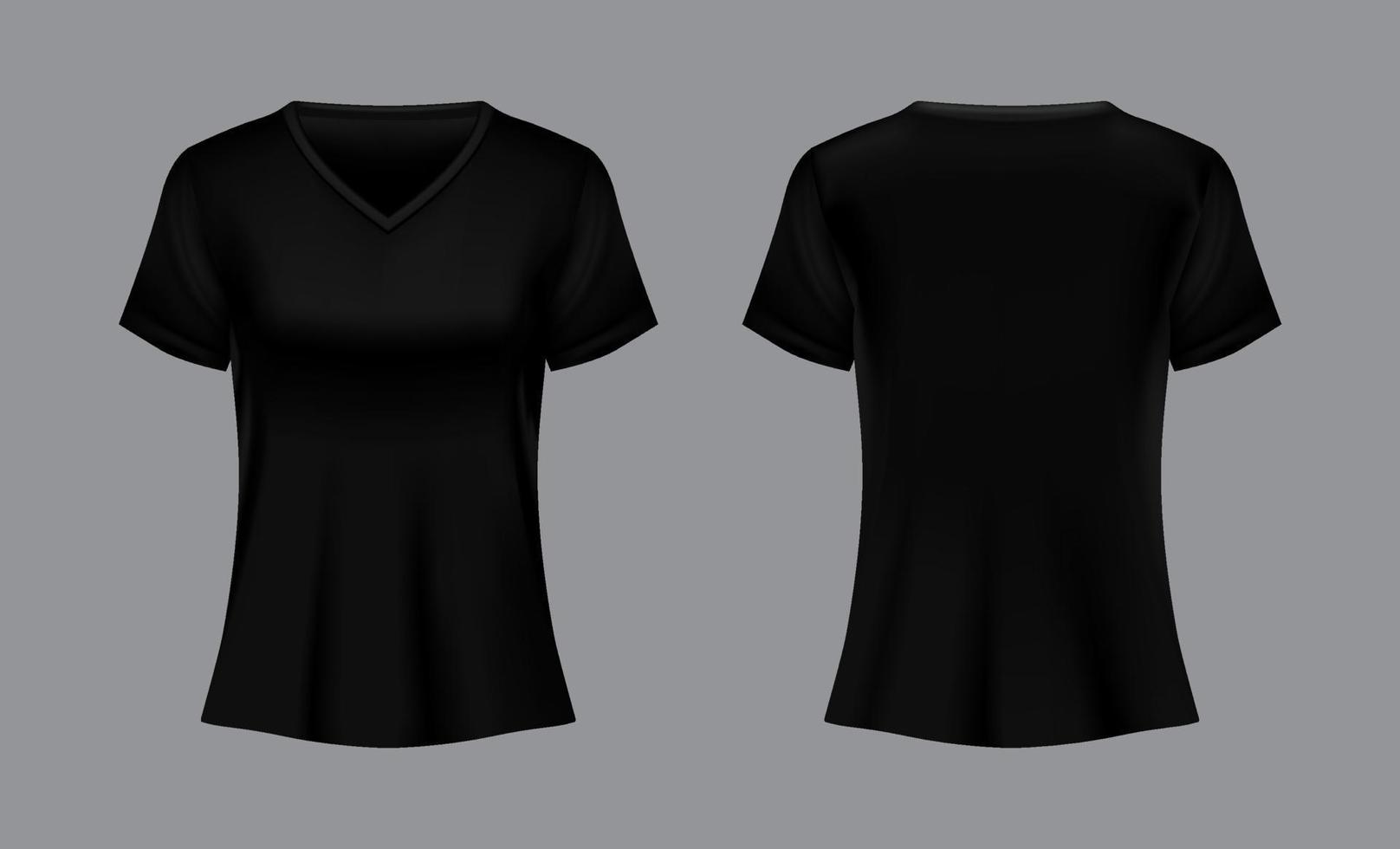 3d Black Female T Shirt Mockup 21254414 Vector Art At Vecteezy