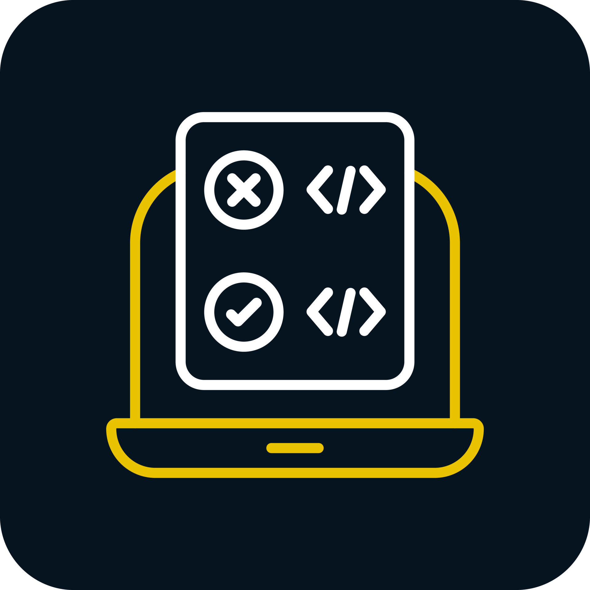 Code Correction Vector Icon Design 21254526 Vector Art At Vecteezy