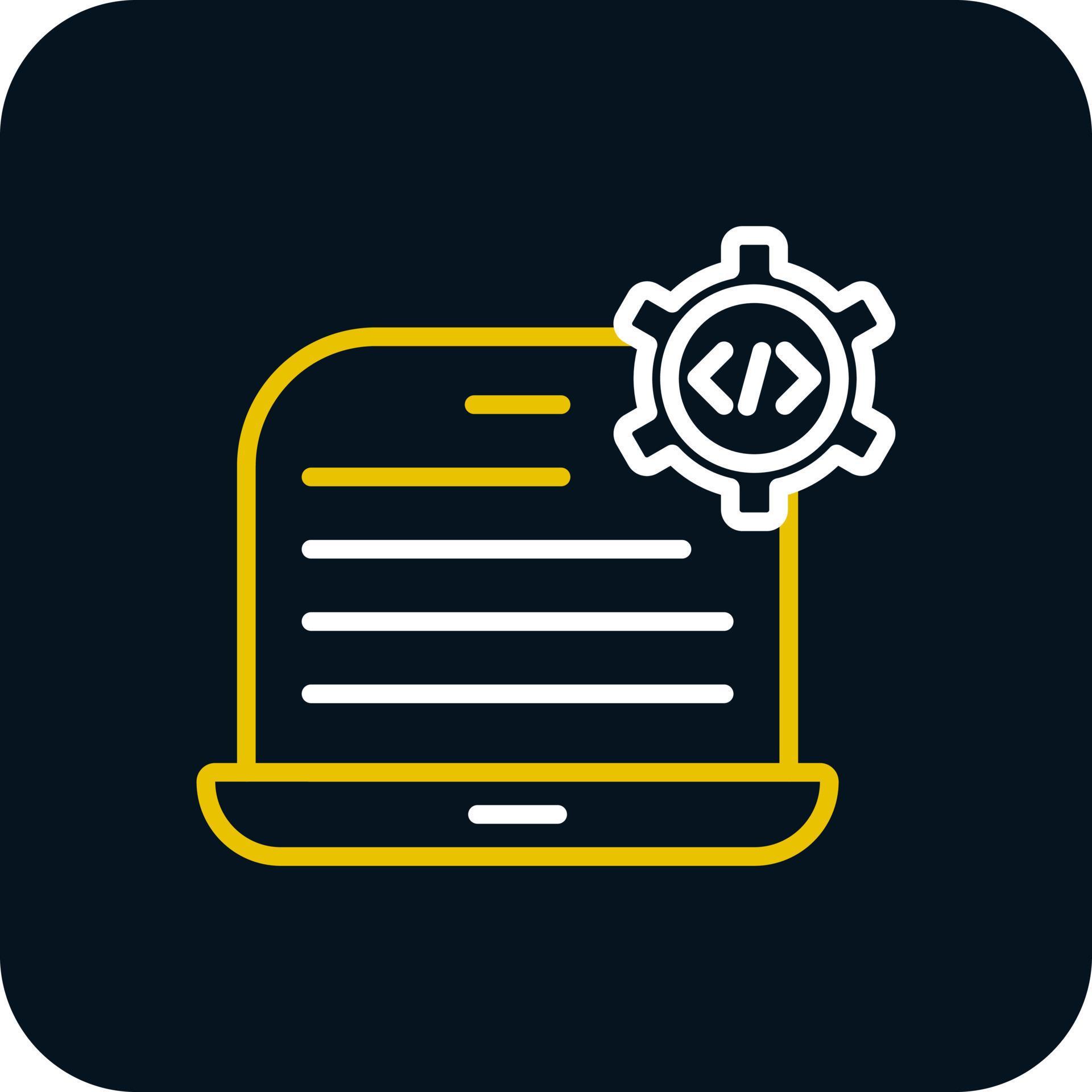 Code Setting Vector Icon Design 21254543 Vector Art At Vecteezy