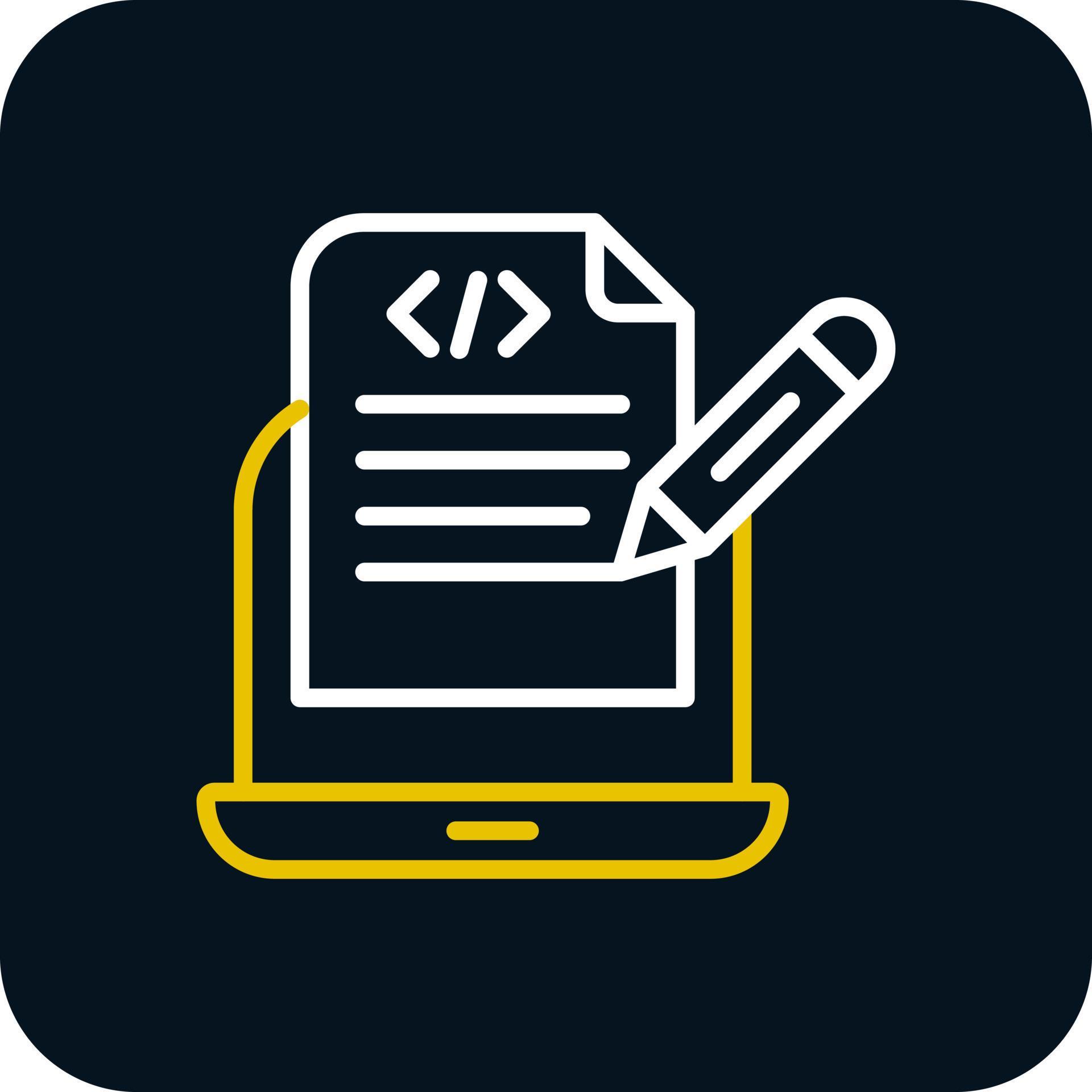 Programming Notes Vector Icon Design 21255171 Vector Art at Vecteezy