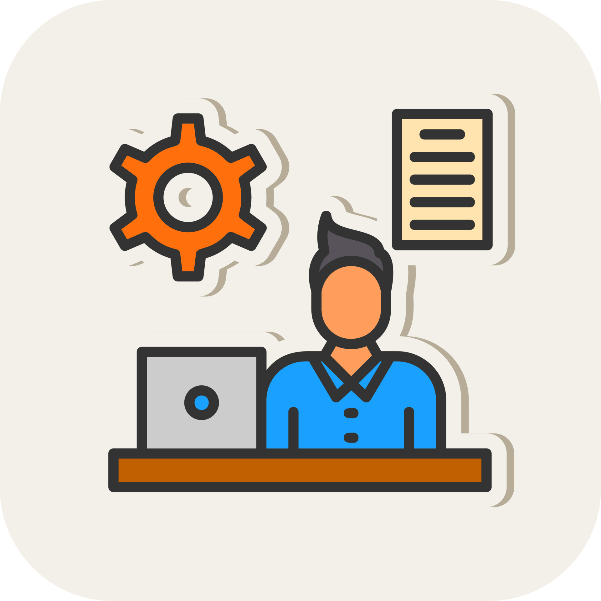 Multitasking Vector Icon Design 21257838 Vector Art at Vecteezy