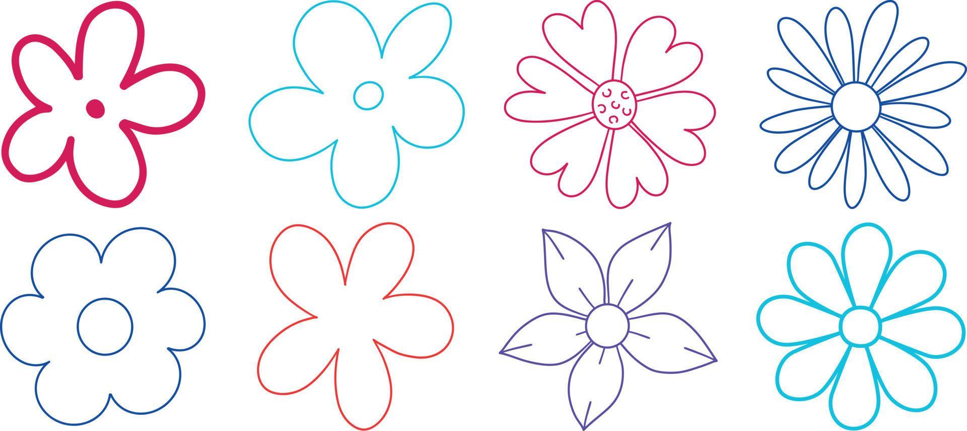Vector simple flower 21258821 Vector Art at Vecteezy