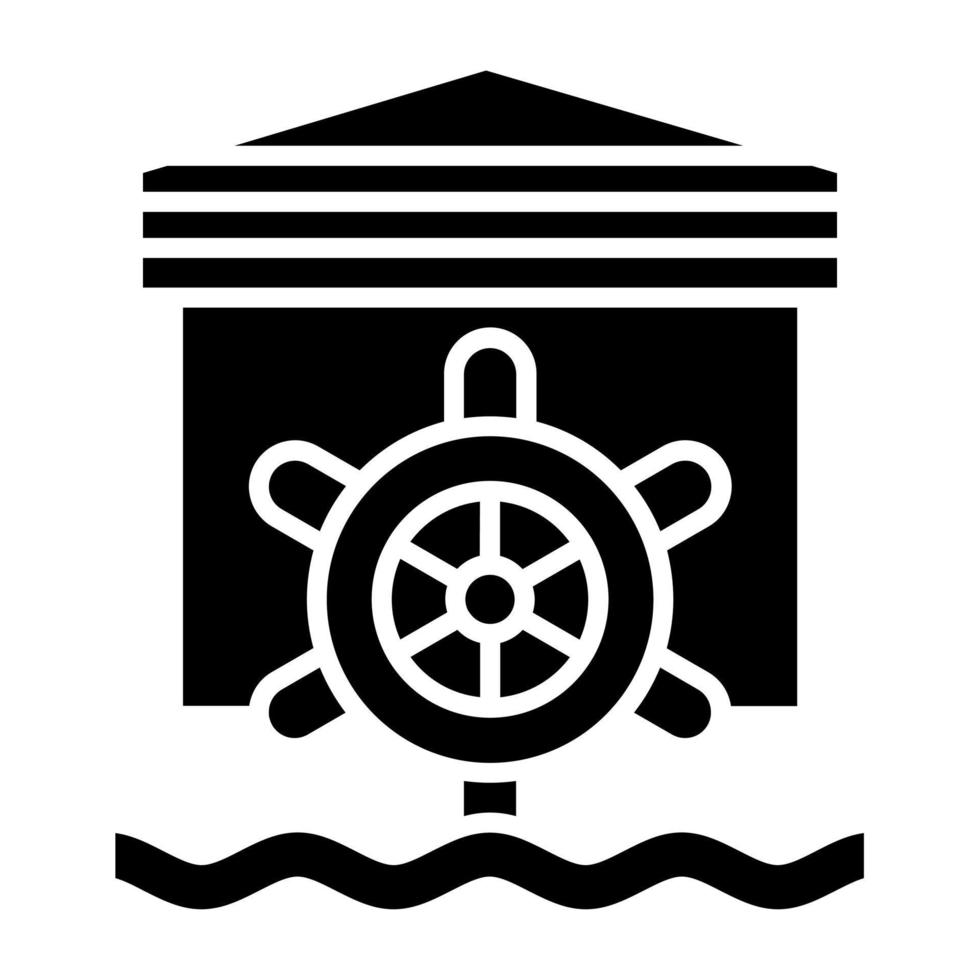 Water Mill Icon Style 21266976 Vector Art At Vecteezy